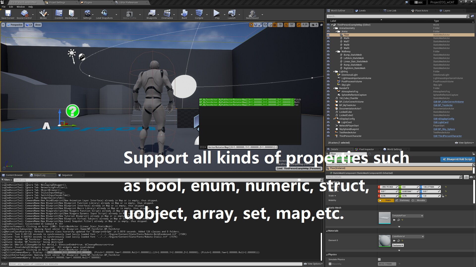 Zillion Command Query in Code Plugins - UE Marketplace