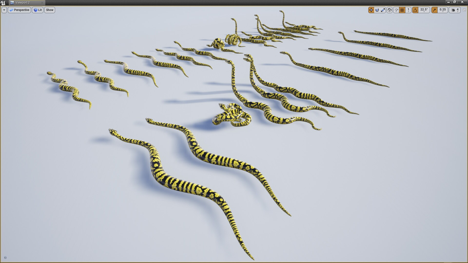 Zebra Jungle Carpet Python：キャラクター - UE マーケットプレイス