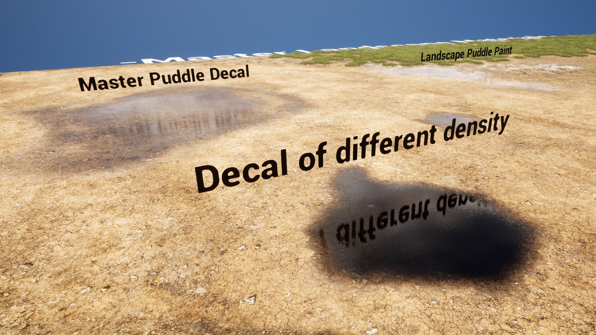 Master Puddle Decal Pack in Materials - UE Marketplace