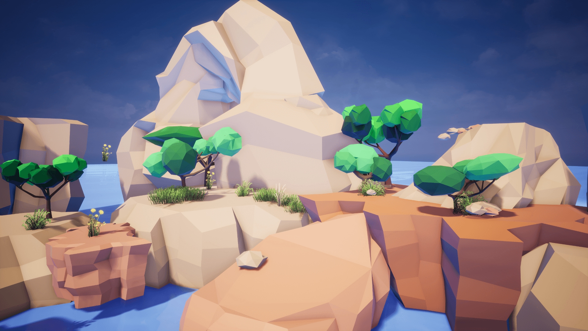 Cartoon Rocks Mobile in Props - UE Marketplace