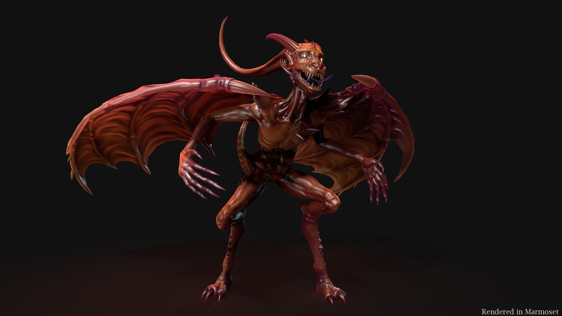 Flying Demon in Characters - UE Marketplace
