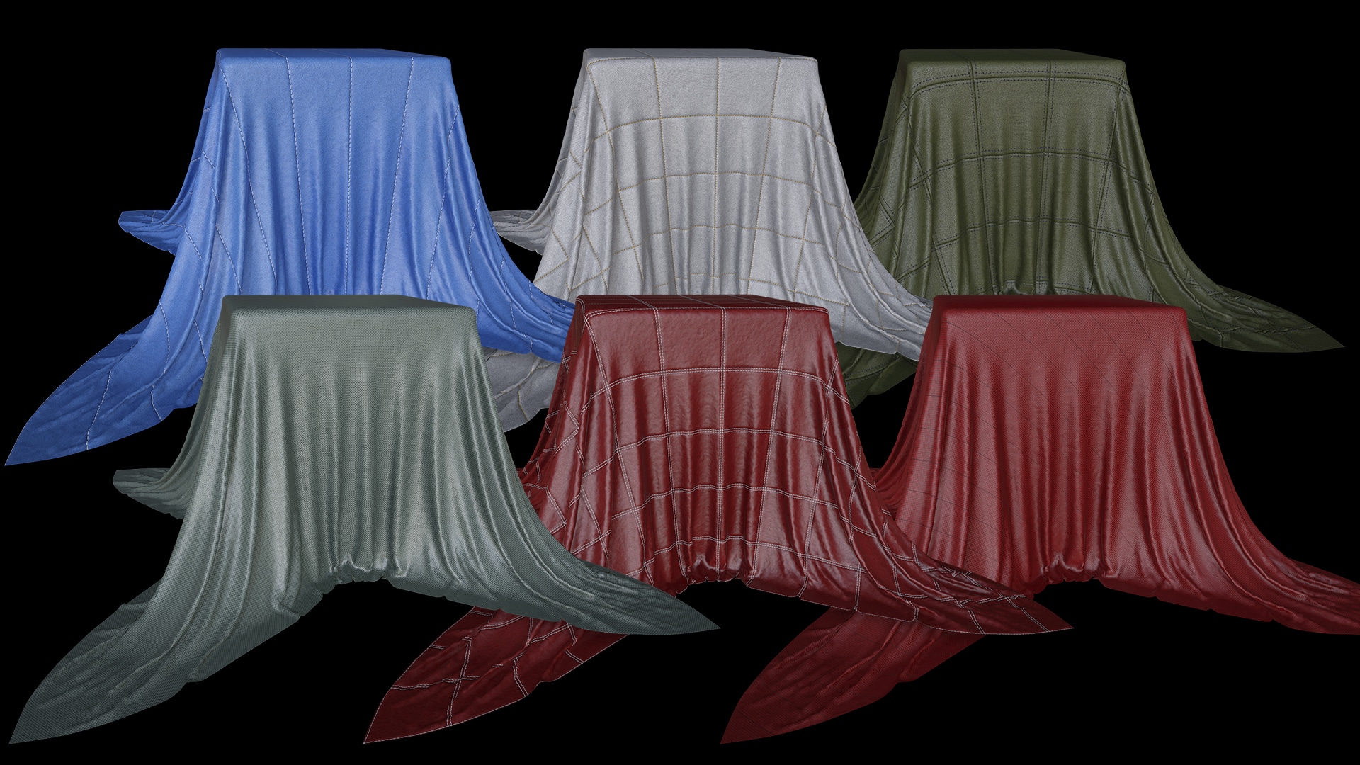 Tent Material Pack Asset Cloud