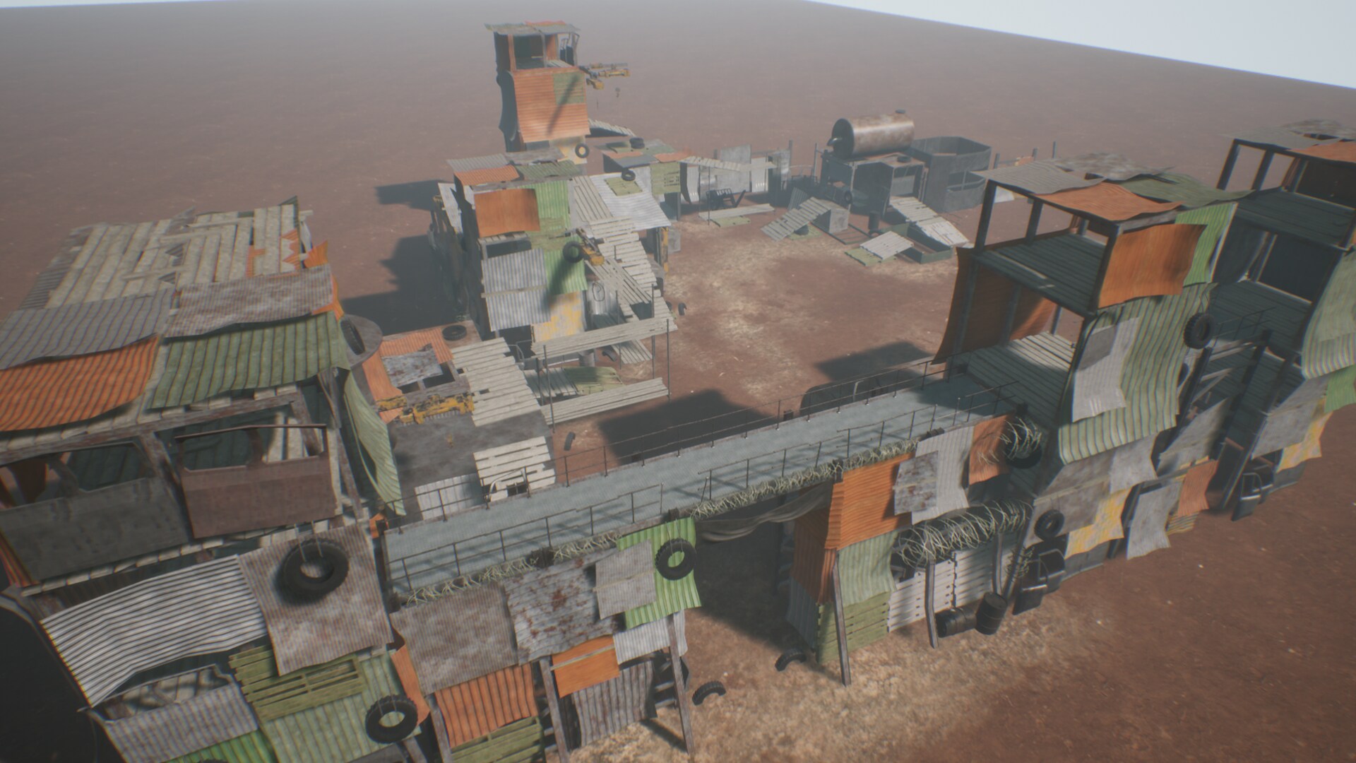 Post Apocalyptic World in Props - UE Marketplace