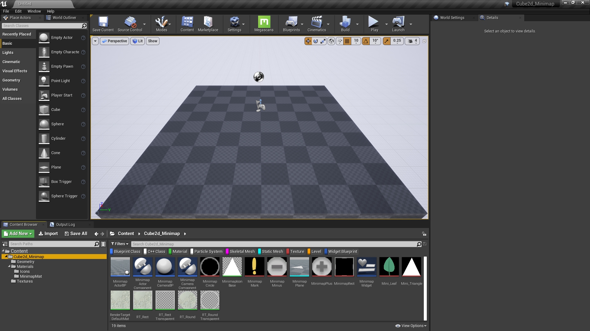 Minimalistic Minimap in Blueprints - UE Marketplace