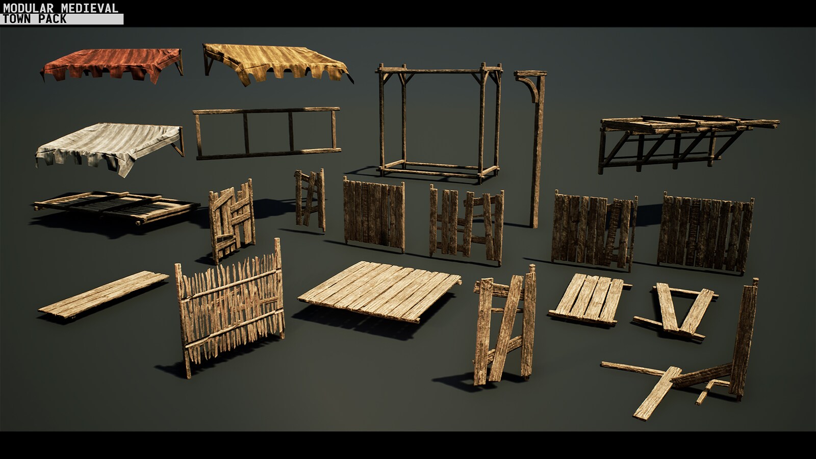 MODULAR MEDIEVAL ASSET PACK in Environments - UE Marketplace