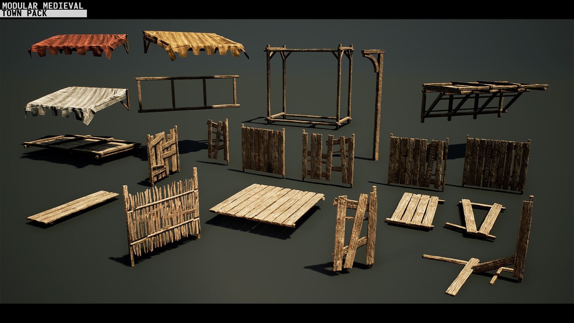 MODULAR MEDIEVAL ASSET PACK in Environments - UE Marketplace
