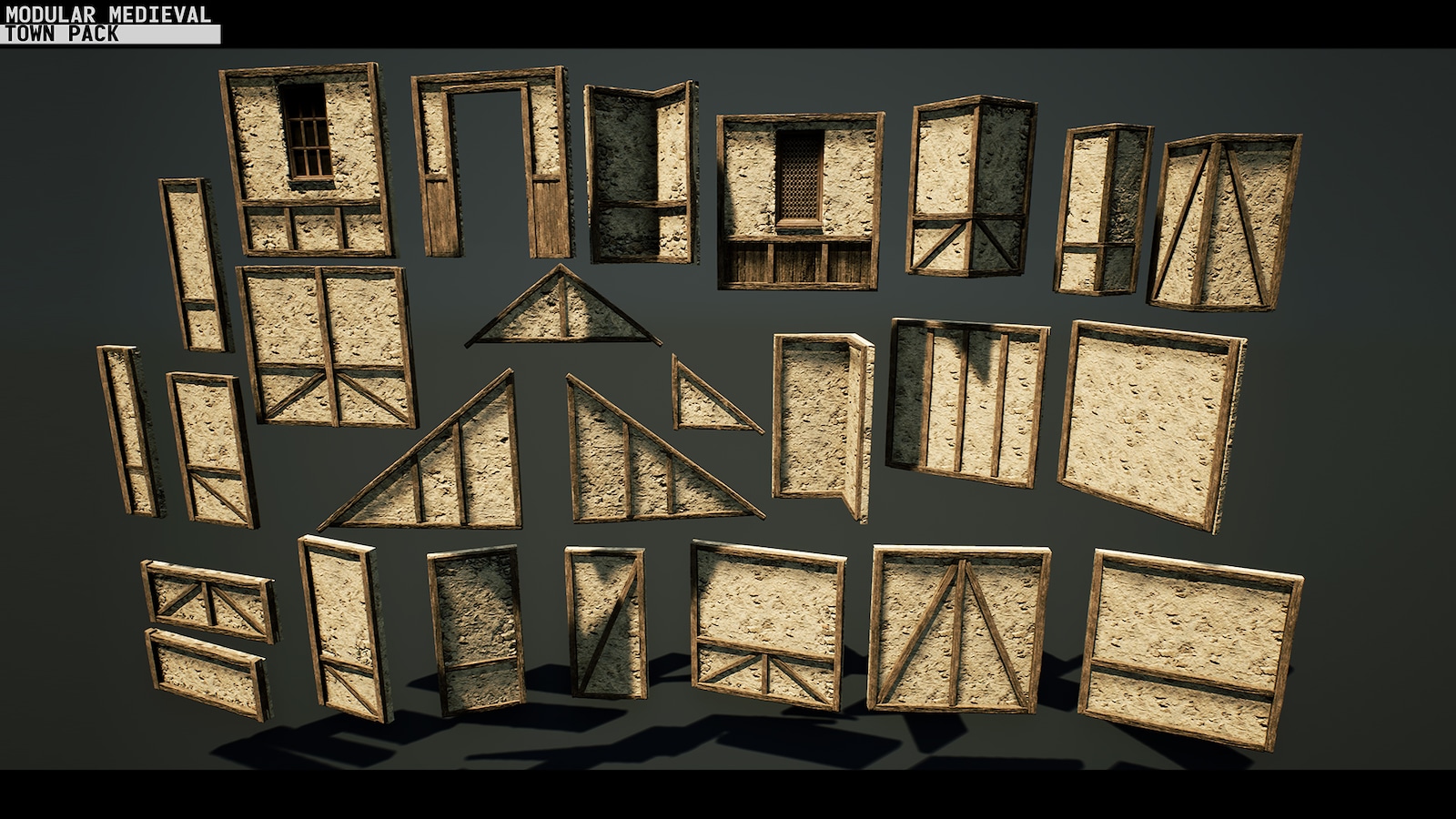 MODULAR MEDIEVAL ASSET PACK in Environments - UE Marketplace