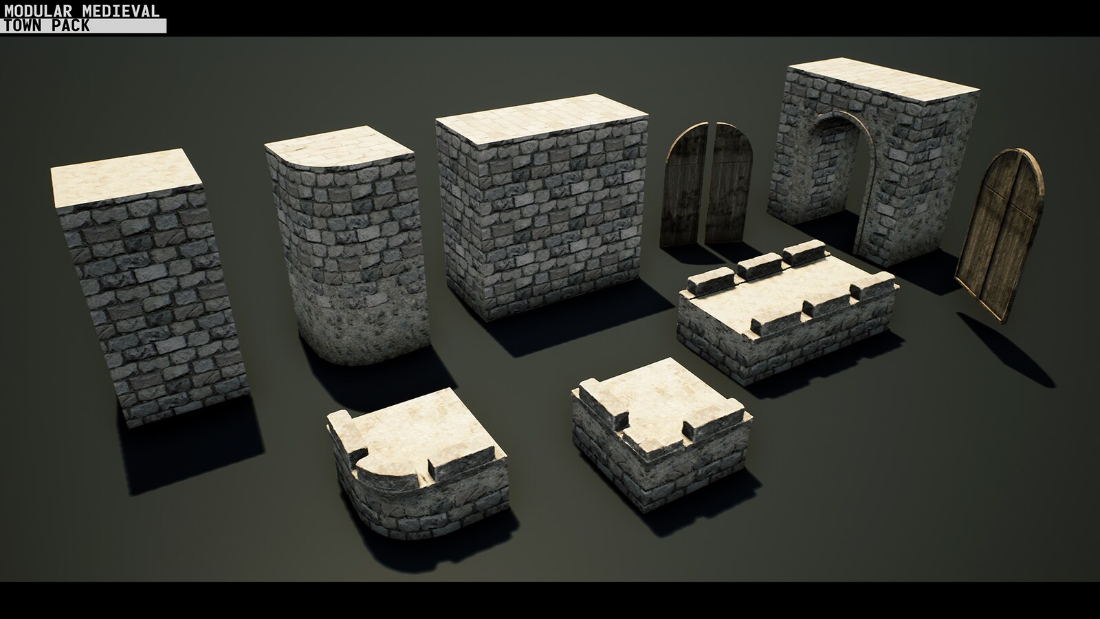 MODULAR MEDIEVAL ASSET PACK in Environments - UE Marketplace
