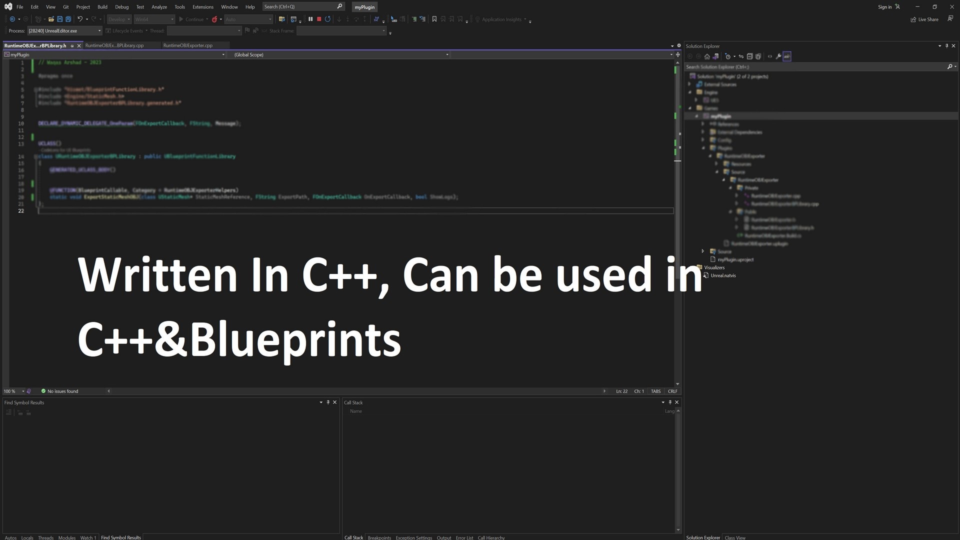 Runtime Objwavefront Mesh Exporter In Code Plugins Ue Marketplace