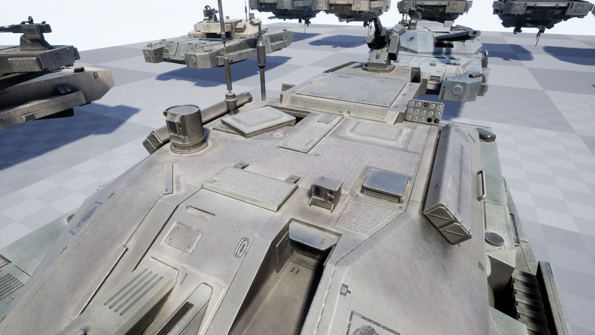 Connelly hover tank in Props - UE Marketplace