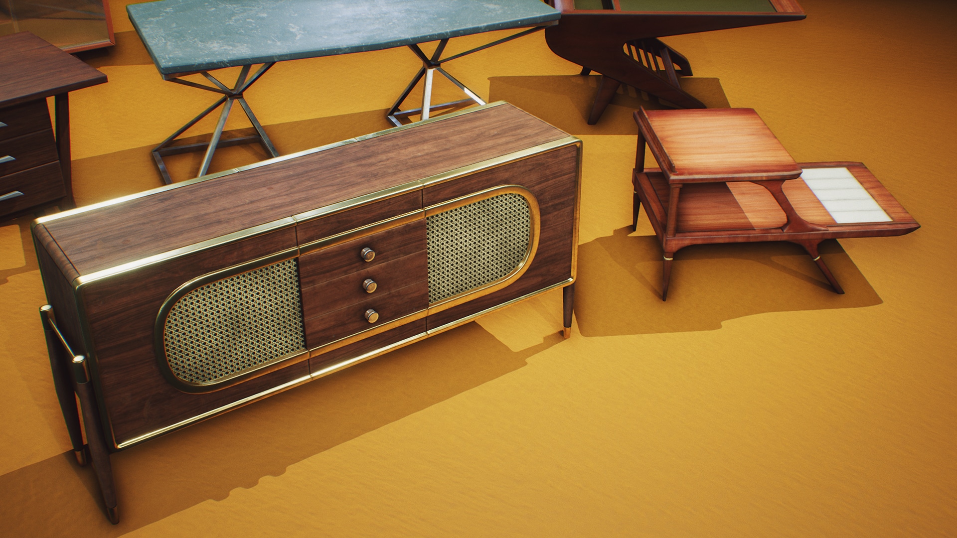 Retro Mid Century Mod VOL.1 in Props - UE Marketplace