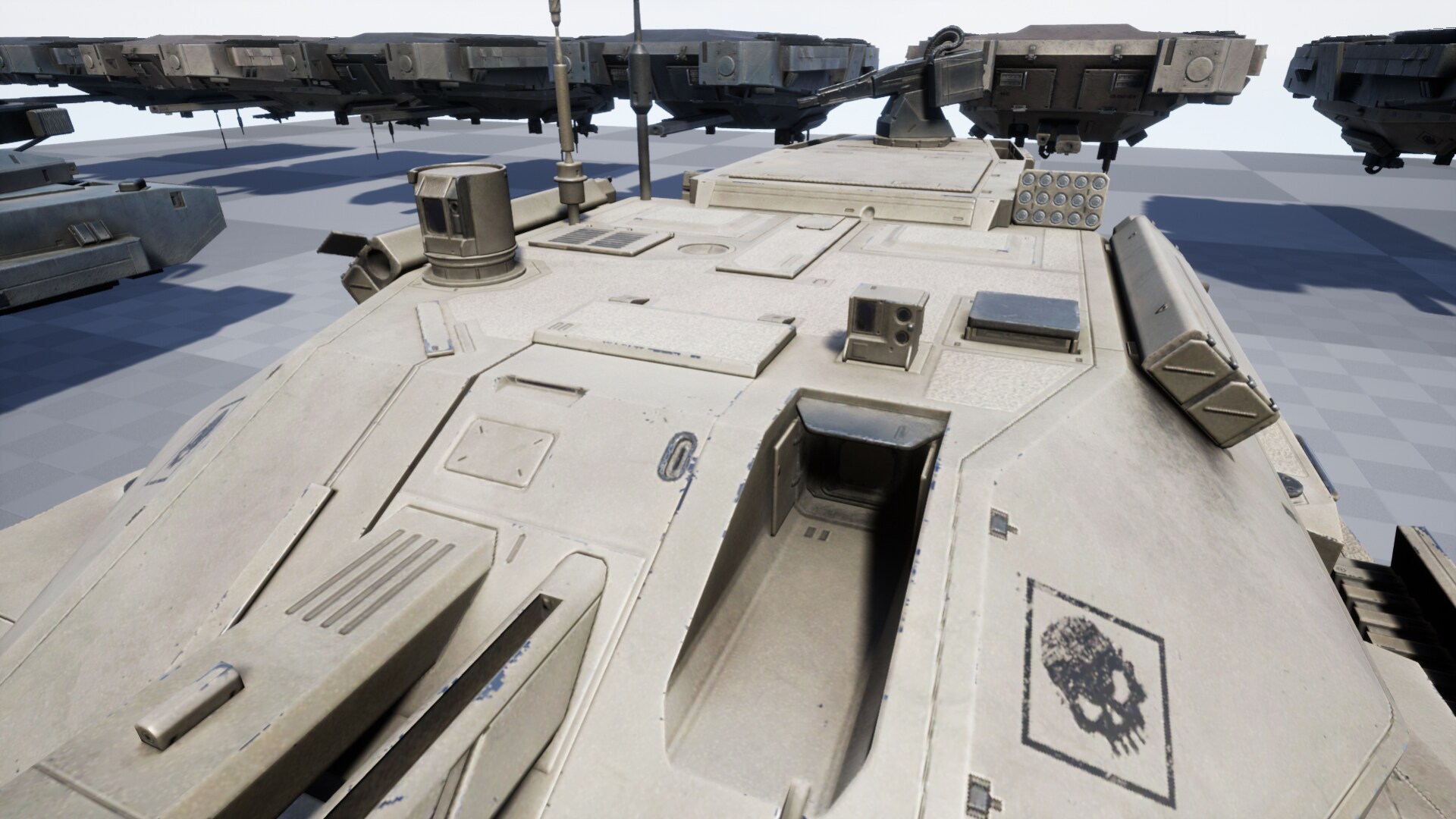 Connelly hover tank in Props - UE Marketplace