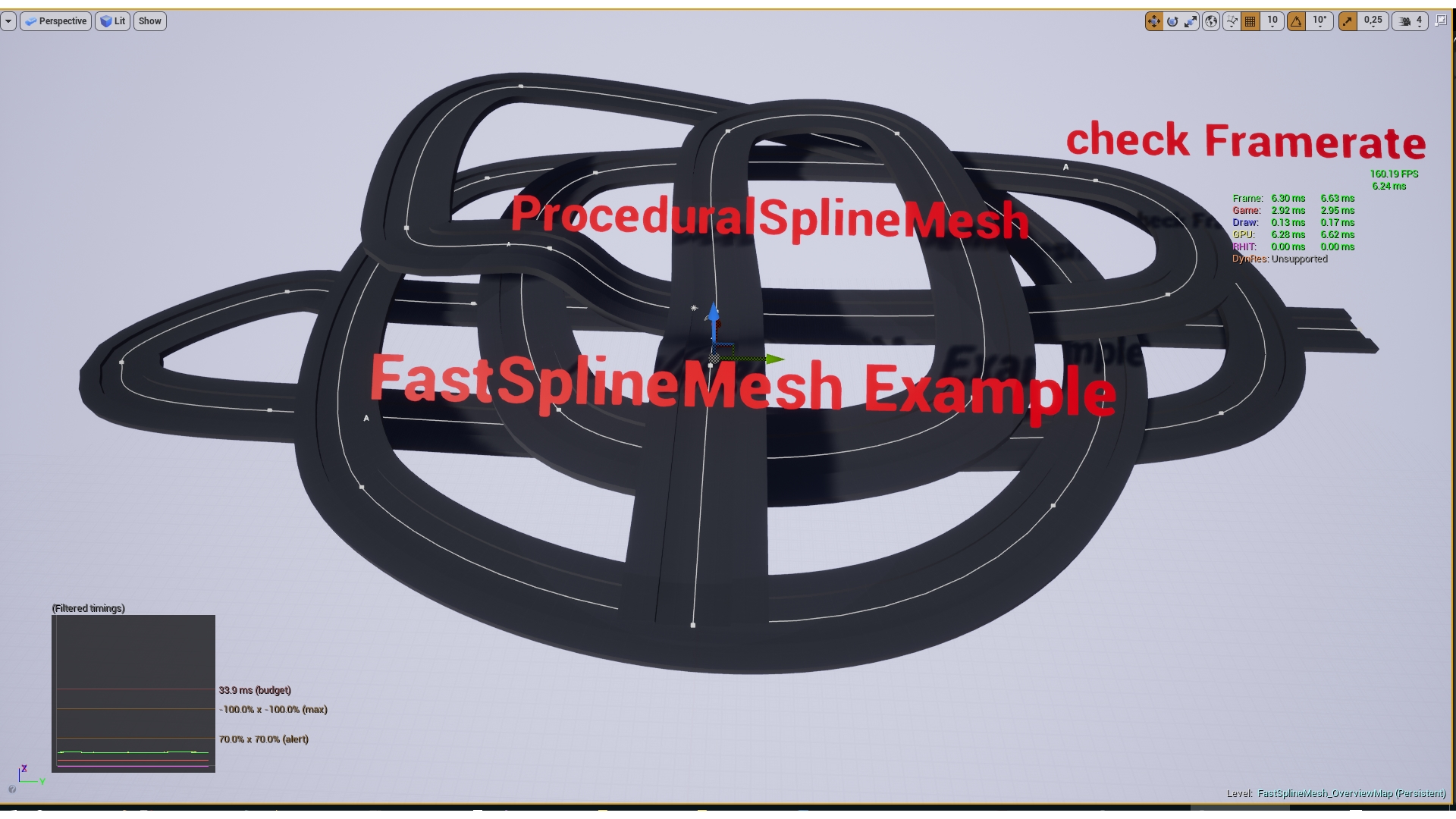 Fast Procedural SplineMesh in Code Plugins - UE Marketplace