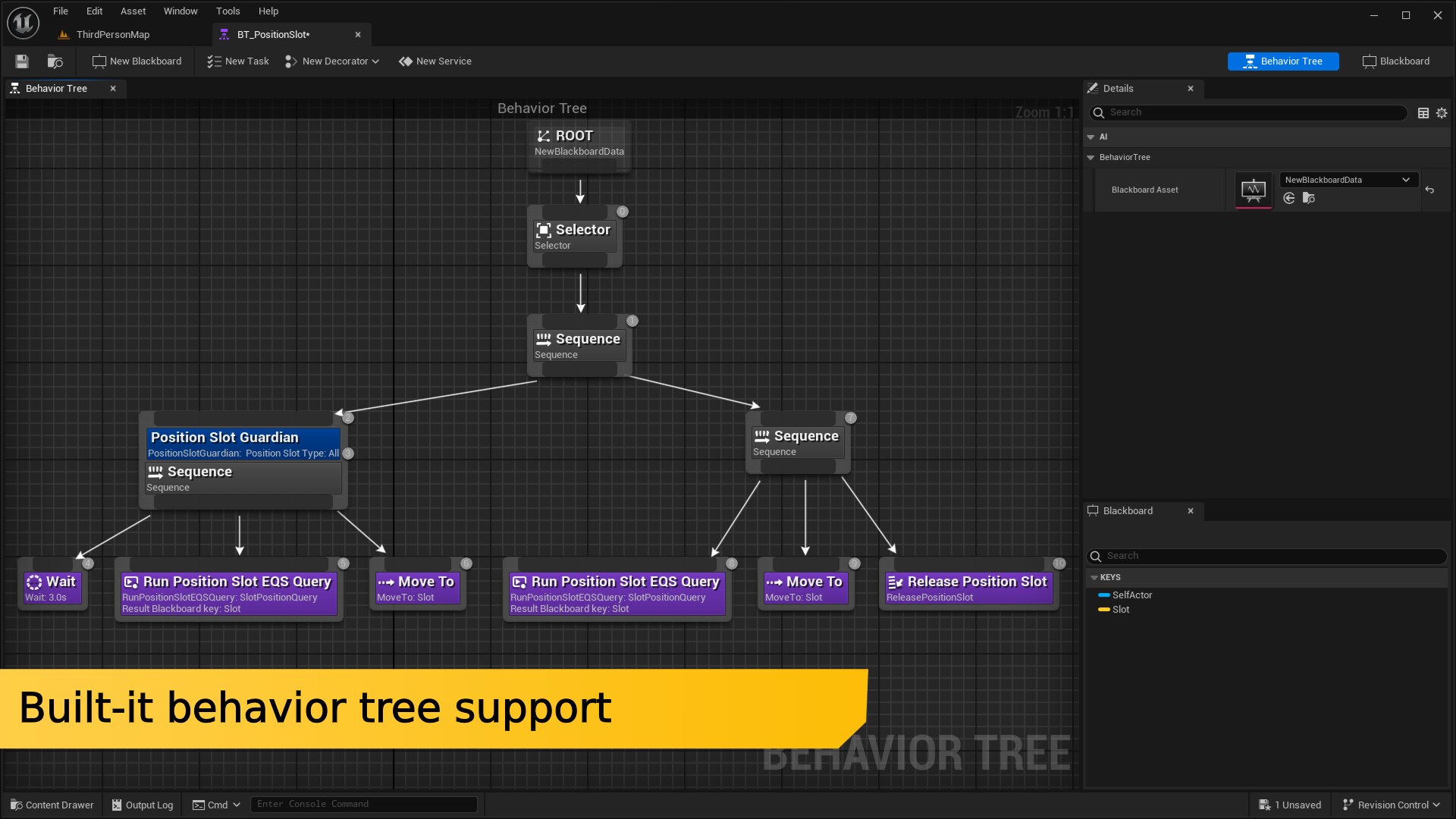 Positioning Manager - Separated NPCs' Position Slots：コードプラグイン - UE ...