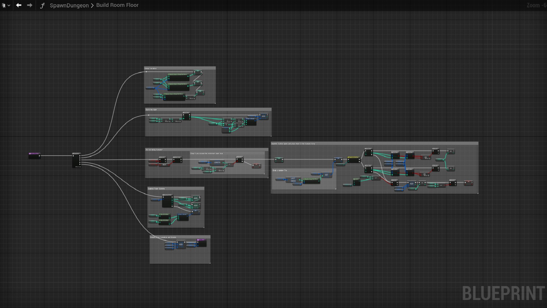 在蓝图创建的Hex Procedural Dungeon Generator 1.0 - 虚幻引擎商城