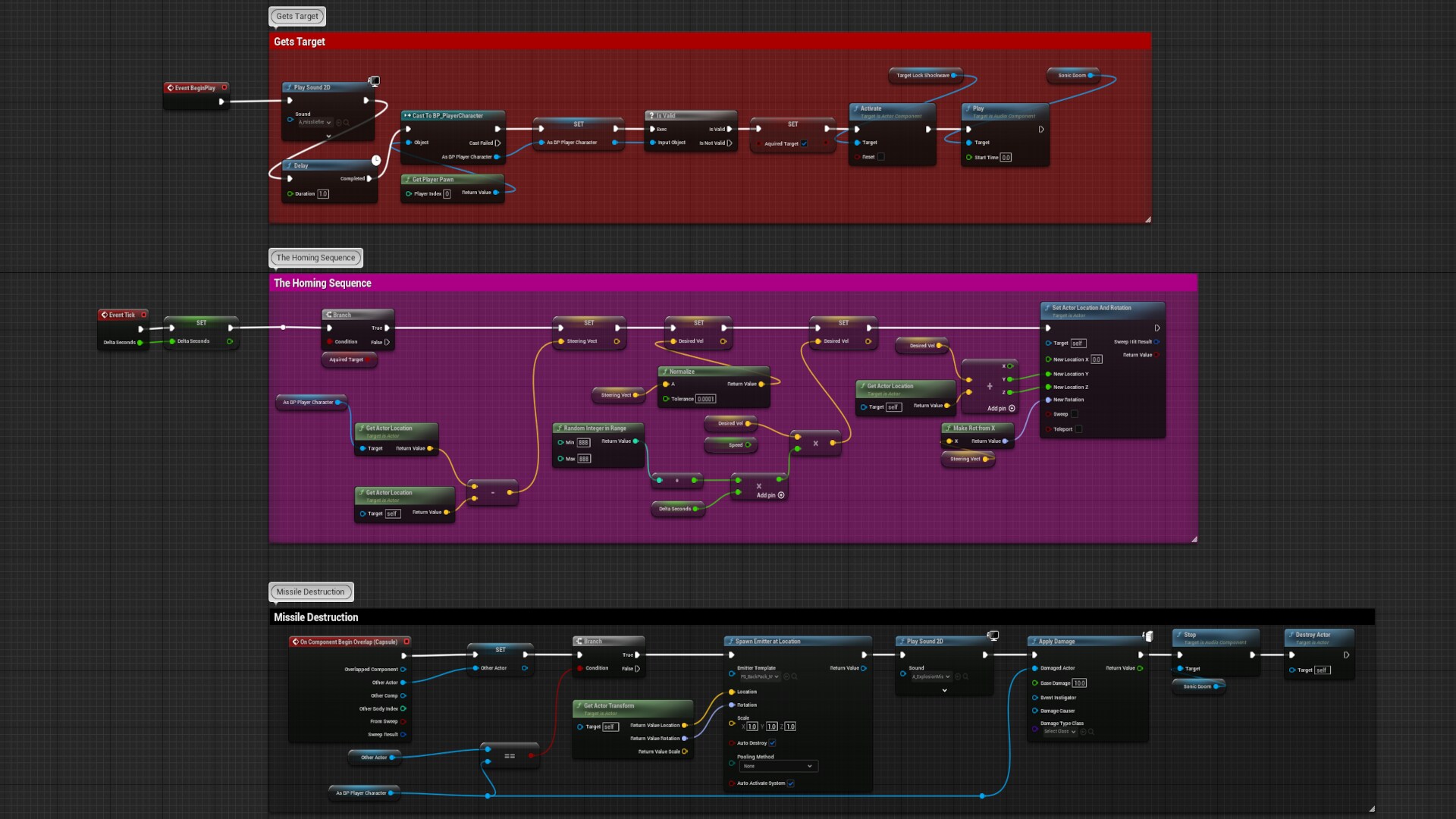 2D Homing Missile/Turret in Blueprints - UE Marketplace
