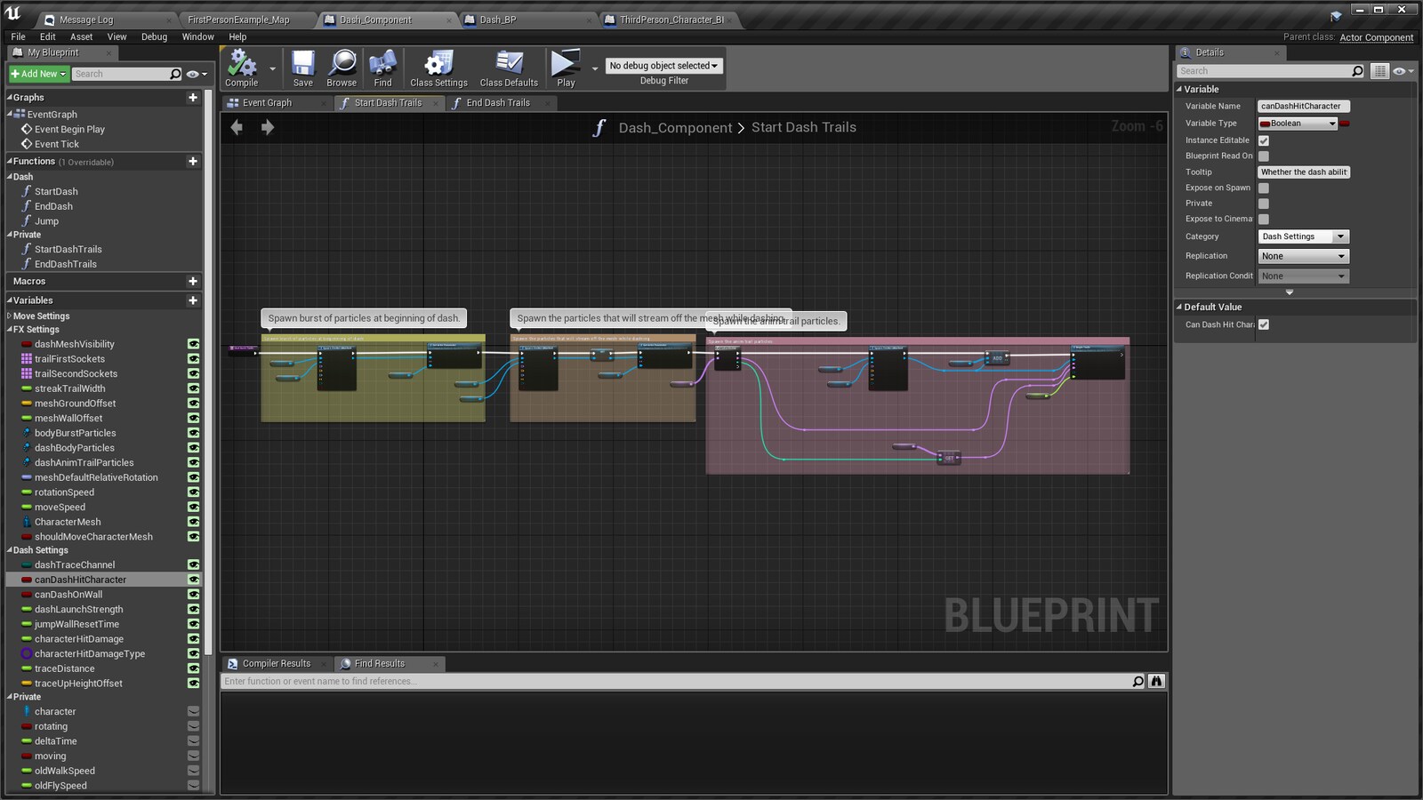 Dash Ability in Blueprints - UE Marketplace