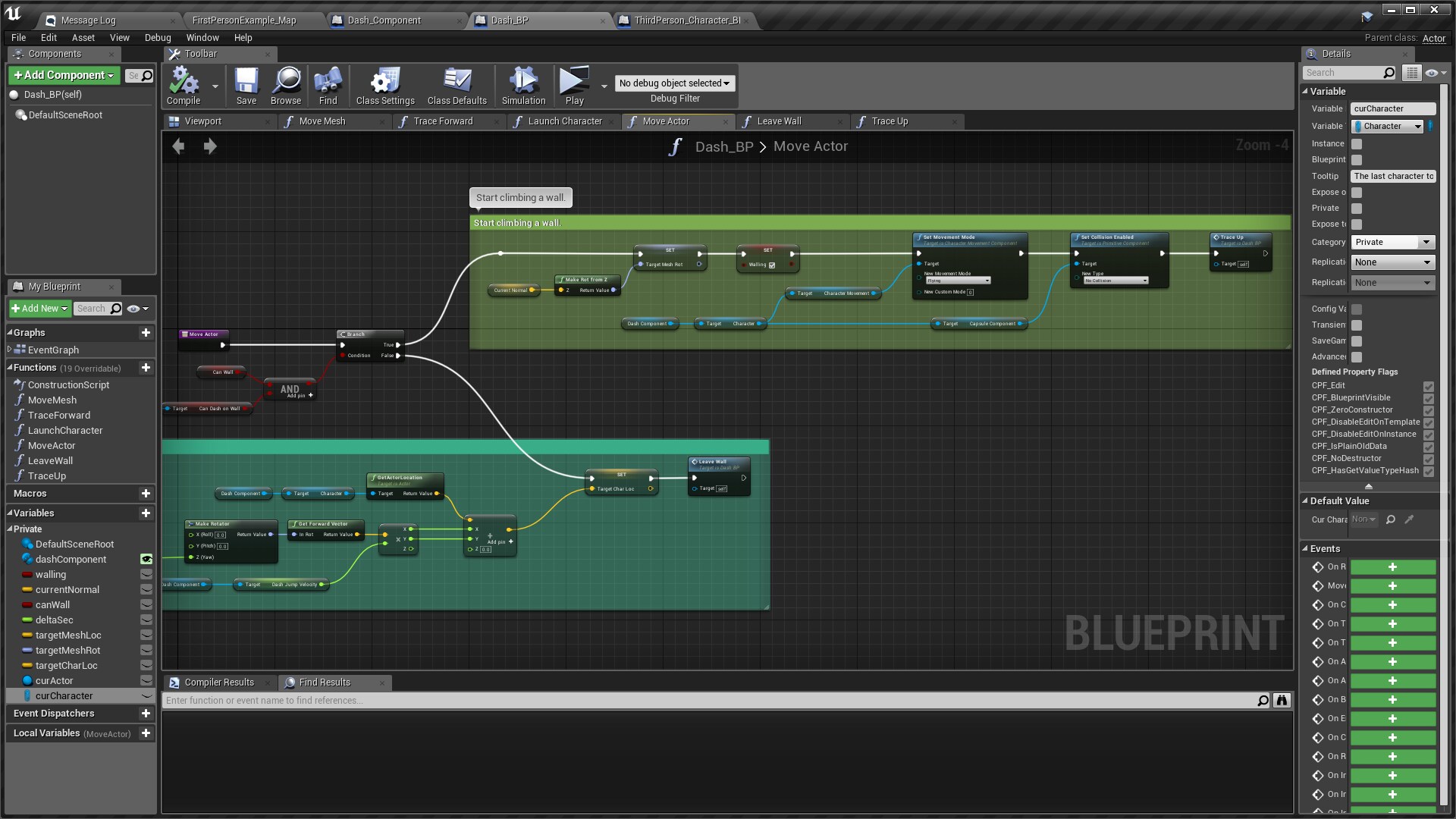 Dash Ability In Blueprints Ue Marketplace