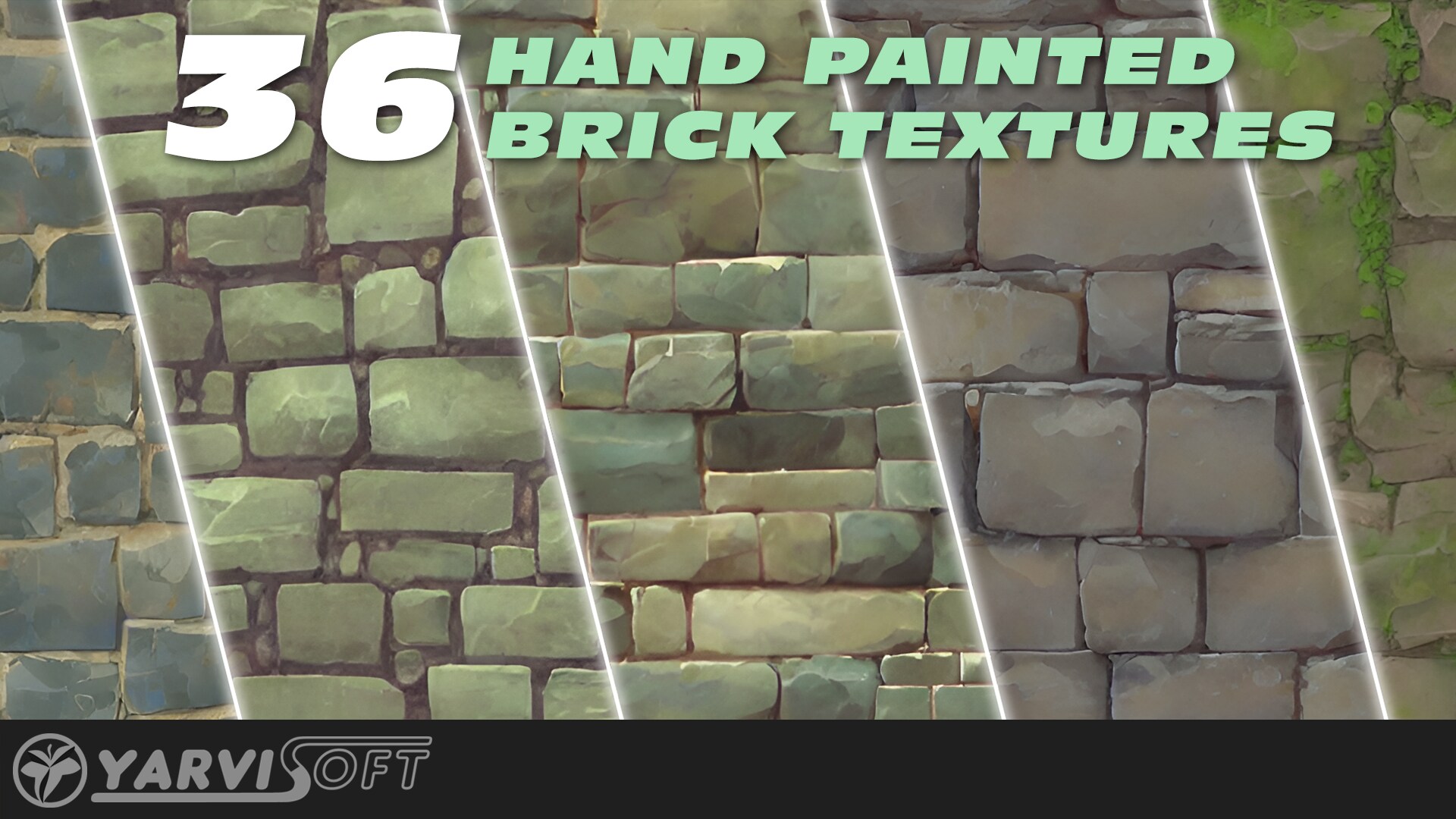 Medieval Bricks - Hand Painted Textures：テクスチャー - UE マーケットプレイス