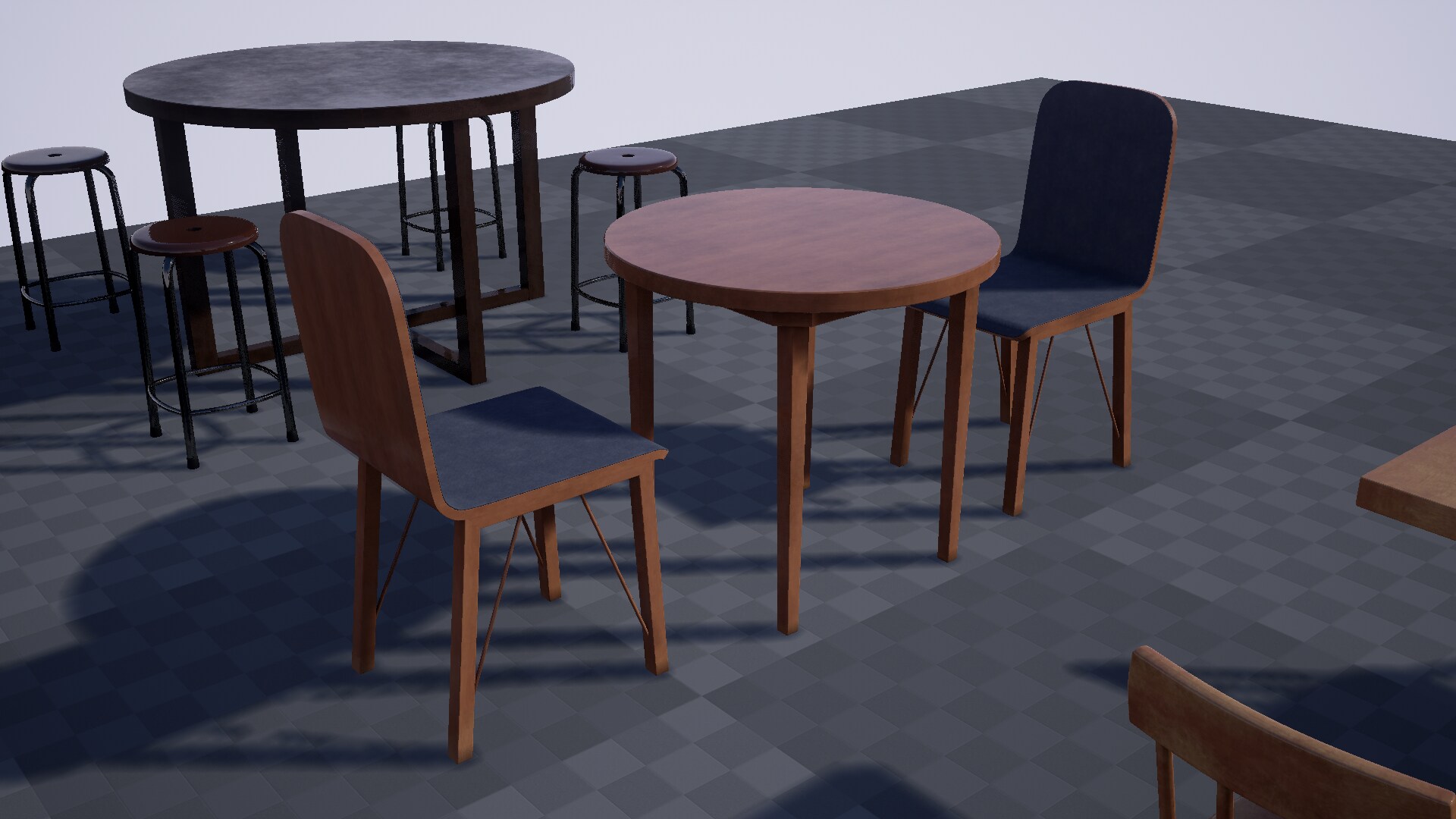 Cafe Table Set in Props - UE Marketplace