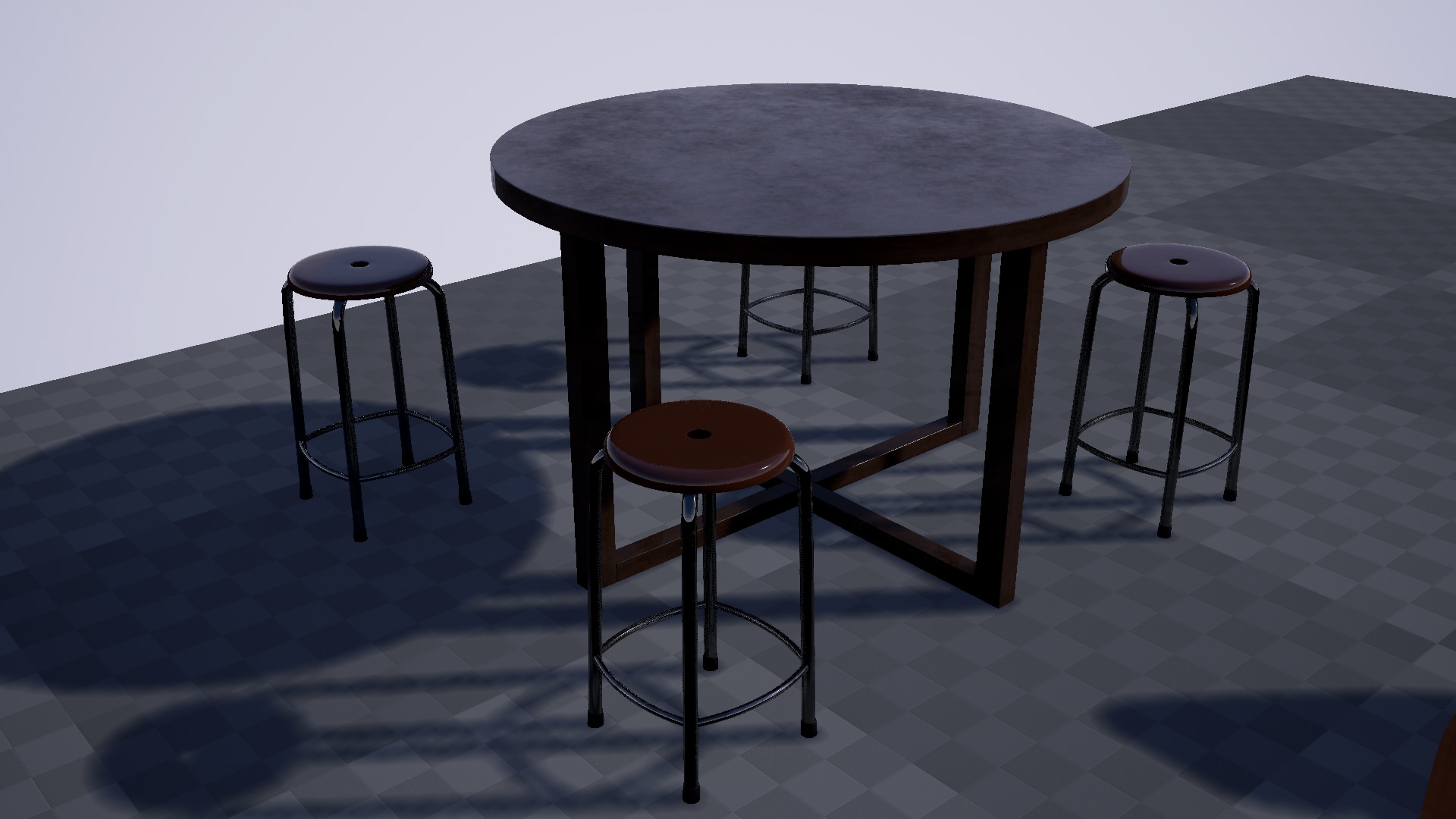Cafe Table Set in Props - UE Marketplace