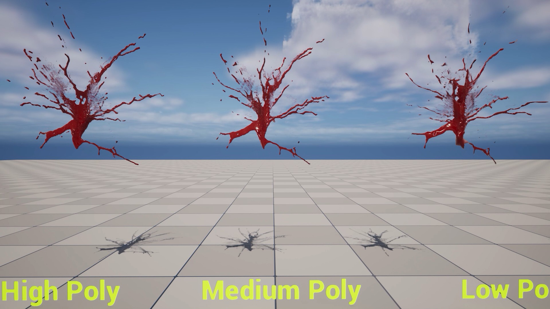 3D Alembic Blood Effects