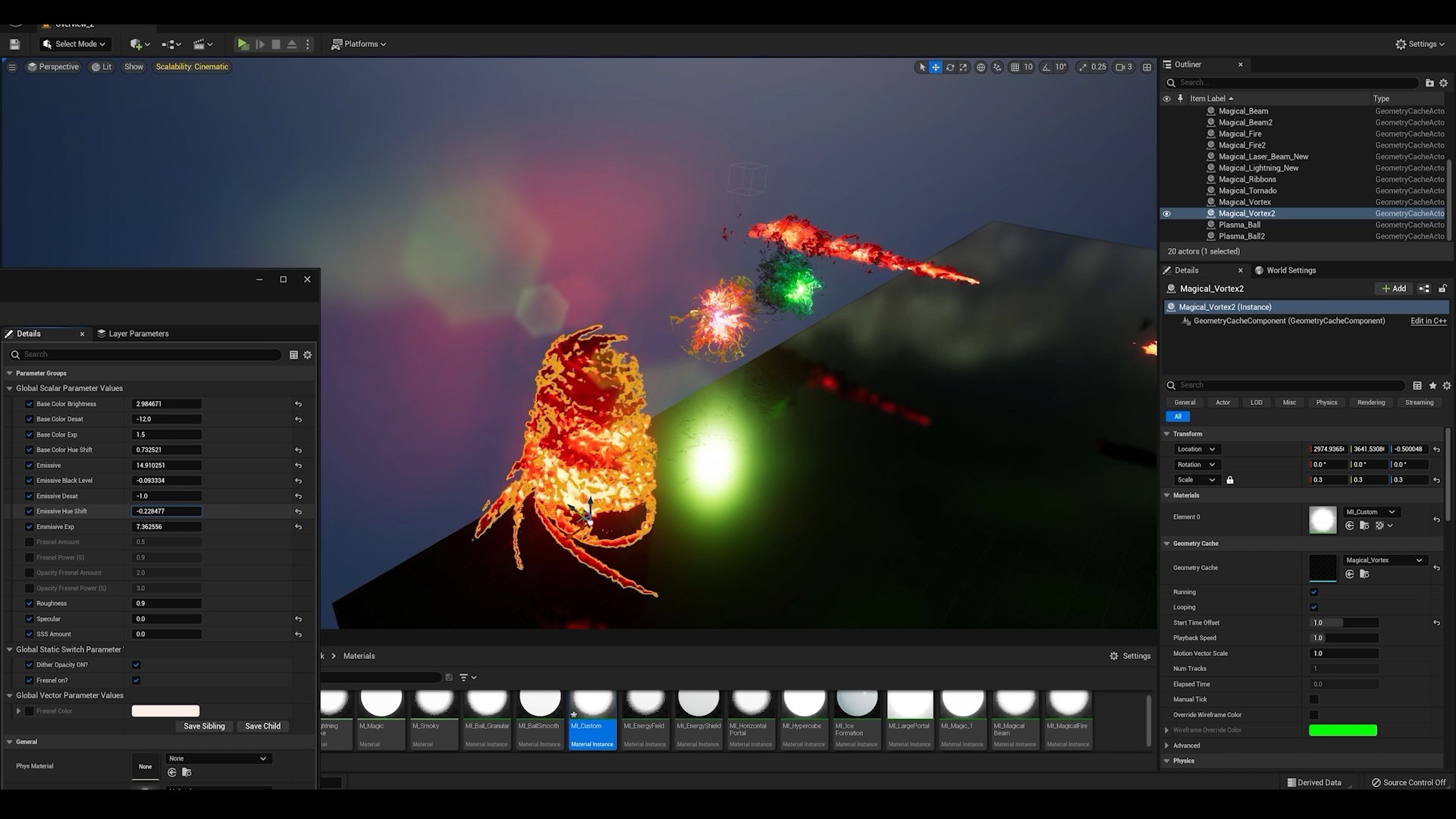 3D Alembic Magic Effects Pack in Visual Effects - UE Marketplace