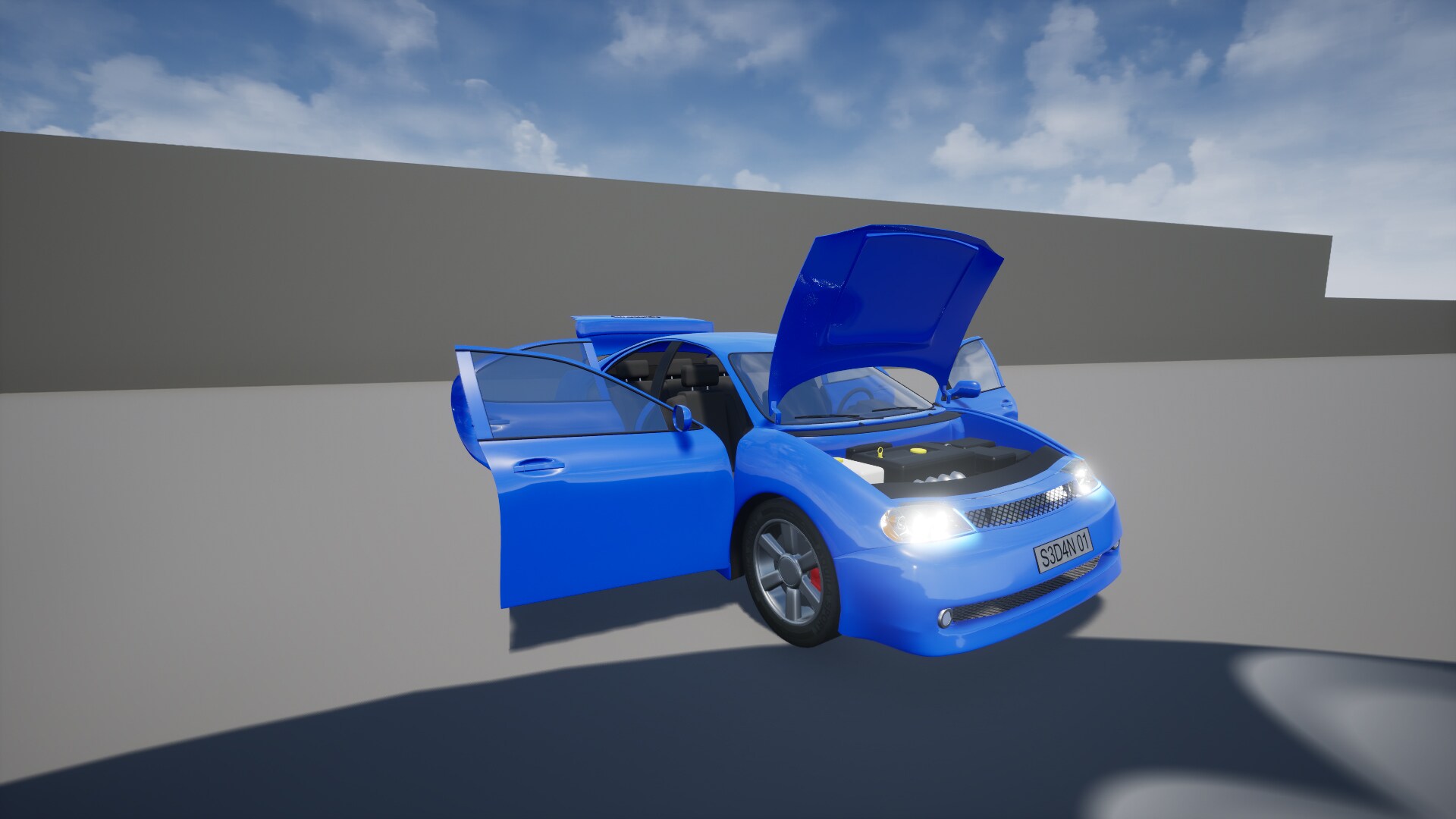 Tuned Sedan Car with custom Blueprints in Blueprints - UE Marketplace