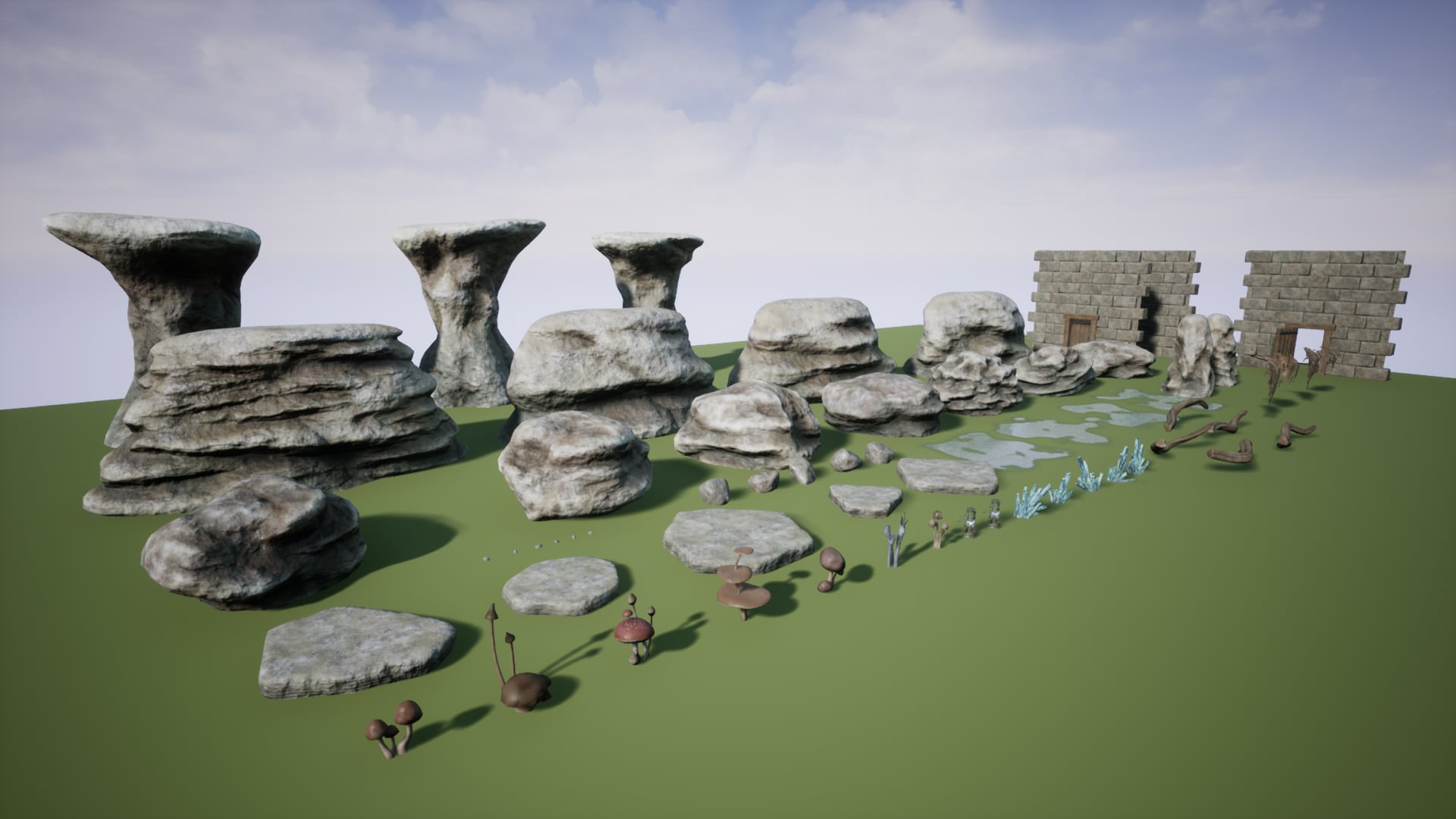 Cave Creation Kit Models and Materials in Props - UE Marketplace