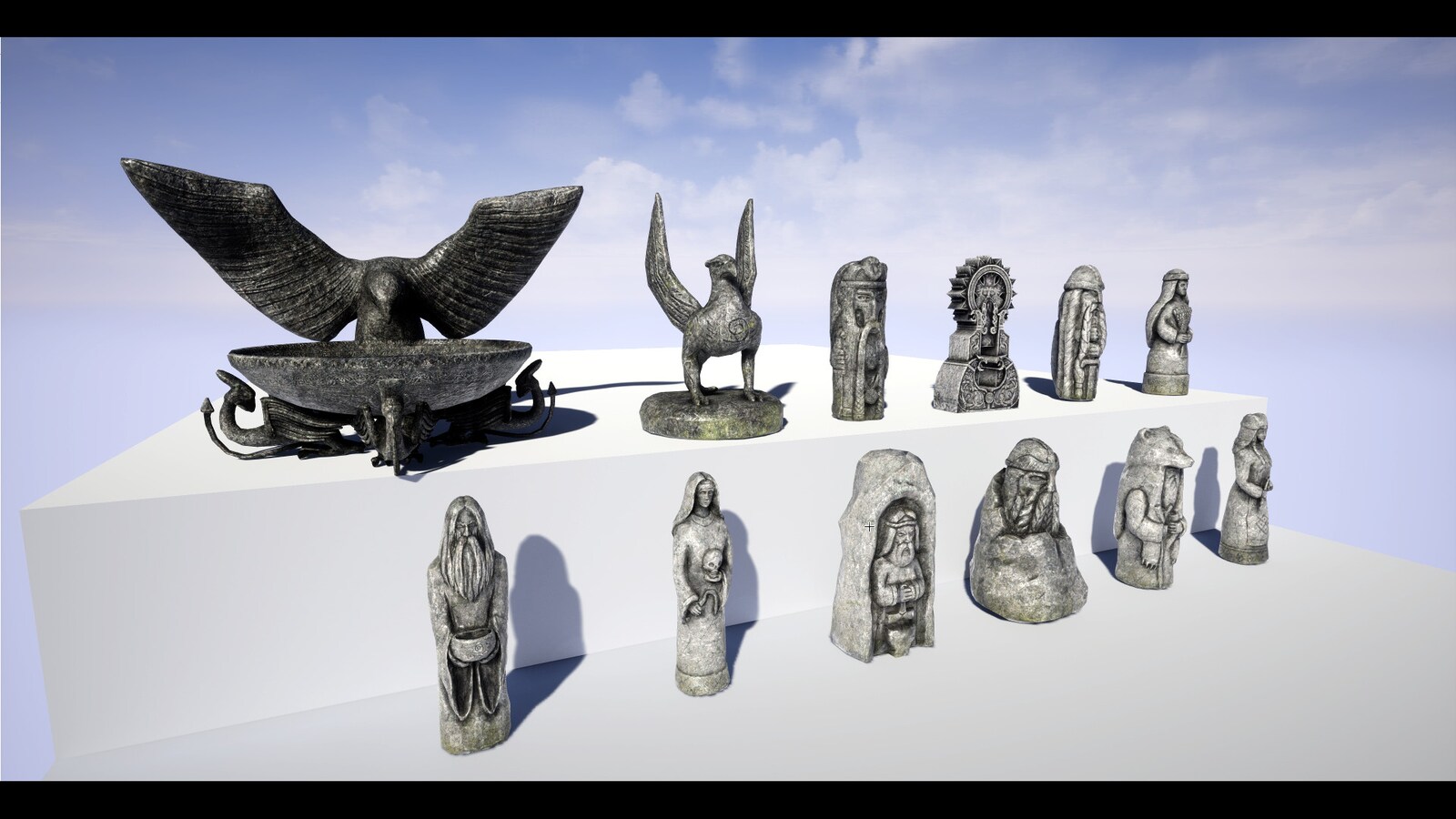 Celtic Pagan Idols by ELargin in Props - UE4 Marketplace