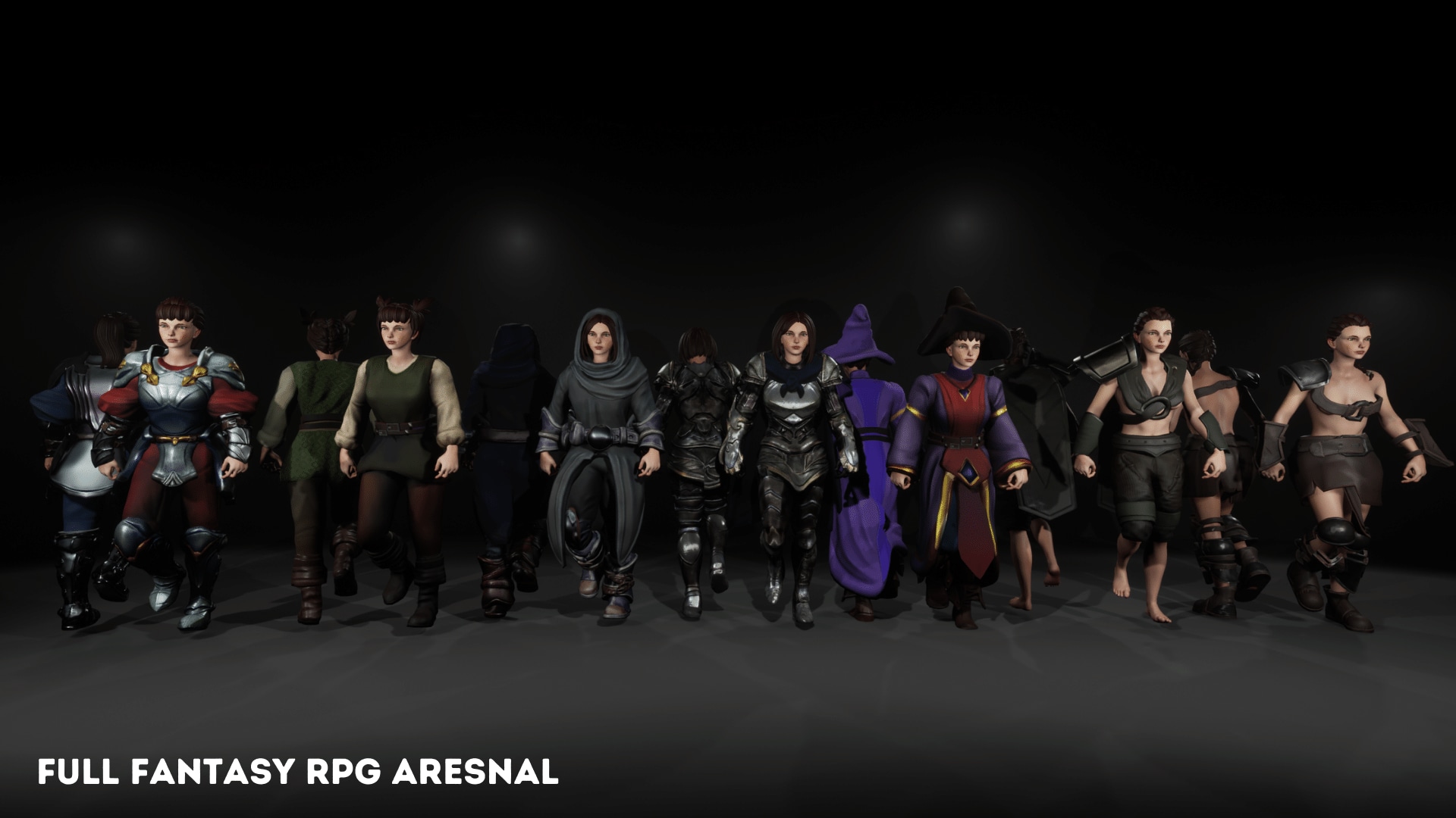 Modular Character System - Fantasy Character - RPG Character ...