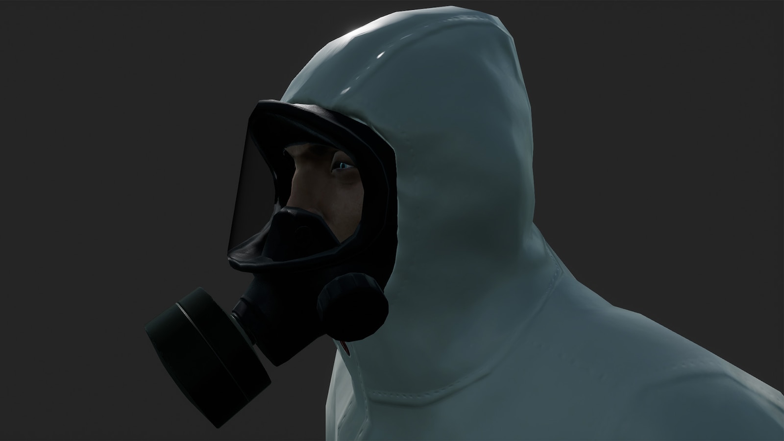 Chemical Worker Chan: Hazmat Biohazard Industrial Male Character in ...