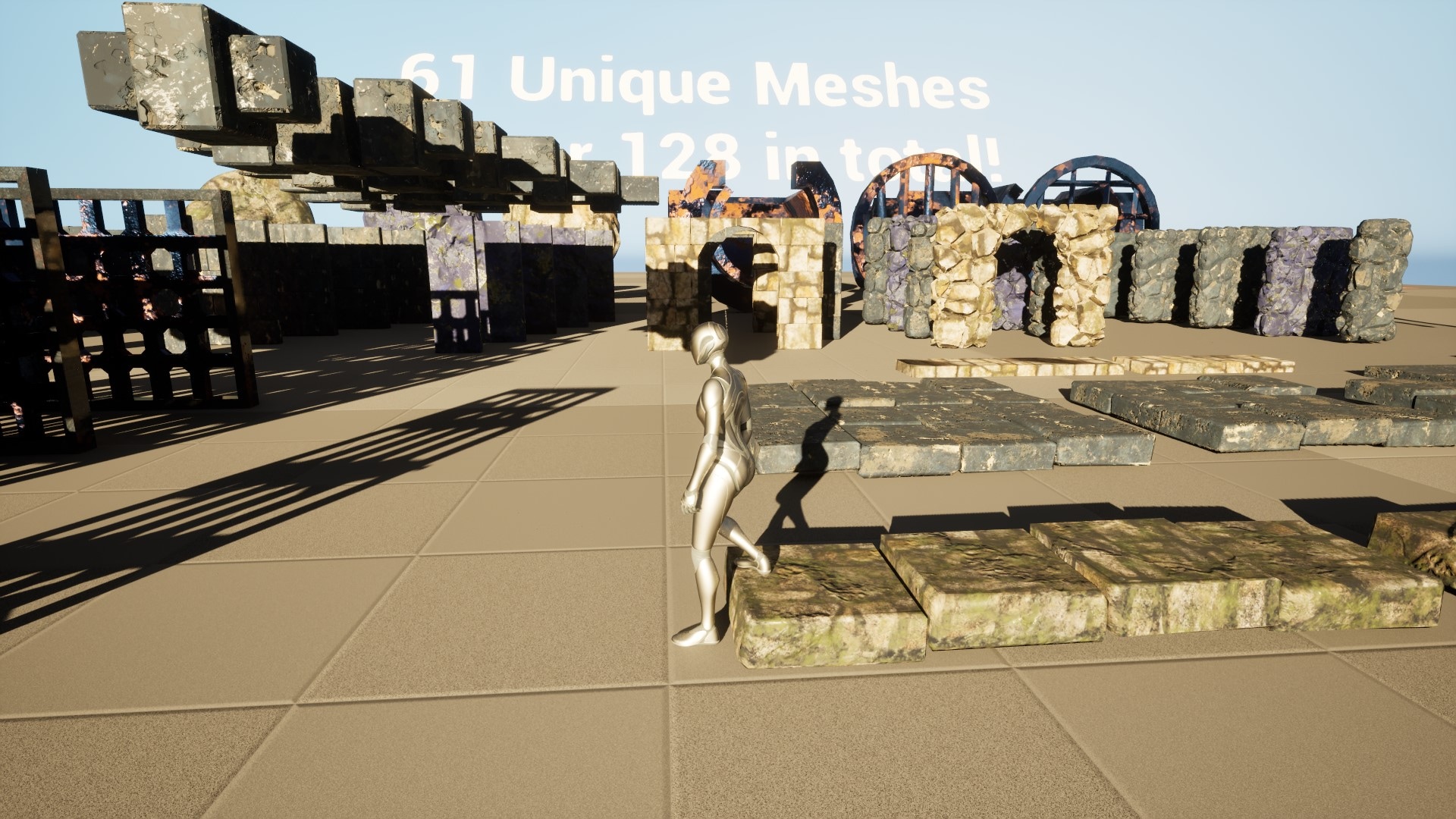 Stylized Modular Dungeon Kit in Environments - UE Marketplace