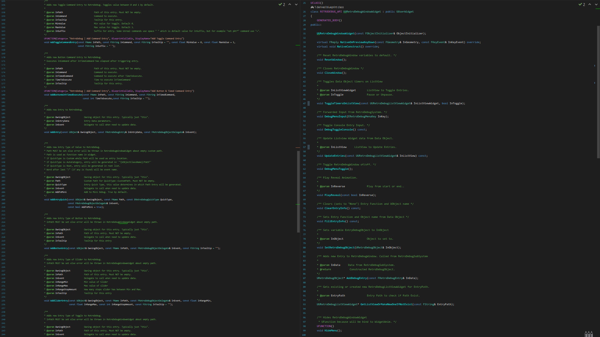 RetroDebug in Code Plugins - UE Marketplace