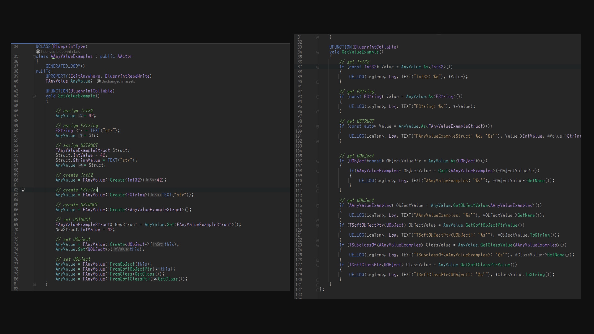 AnyValue in Code Plugins - UE Marketplace
