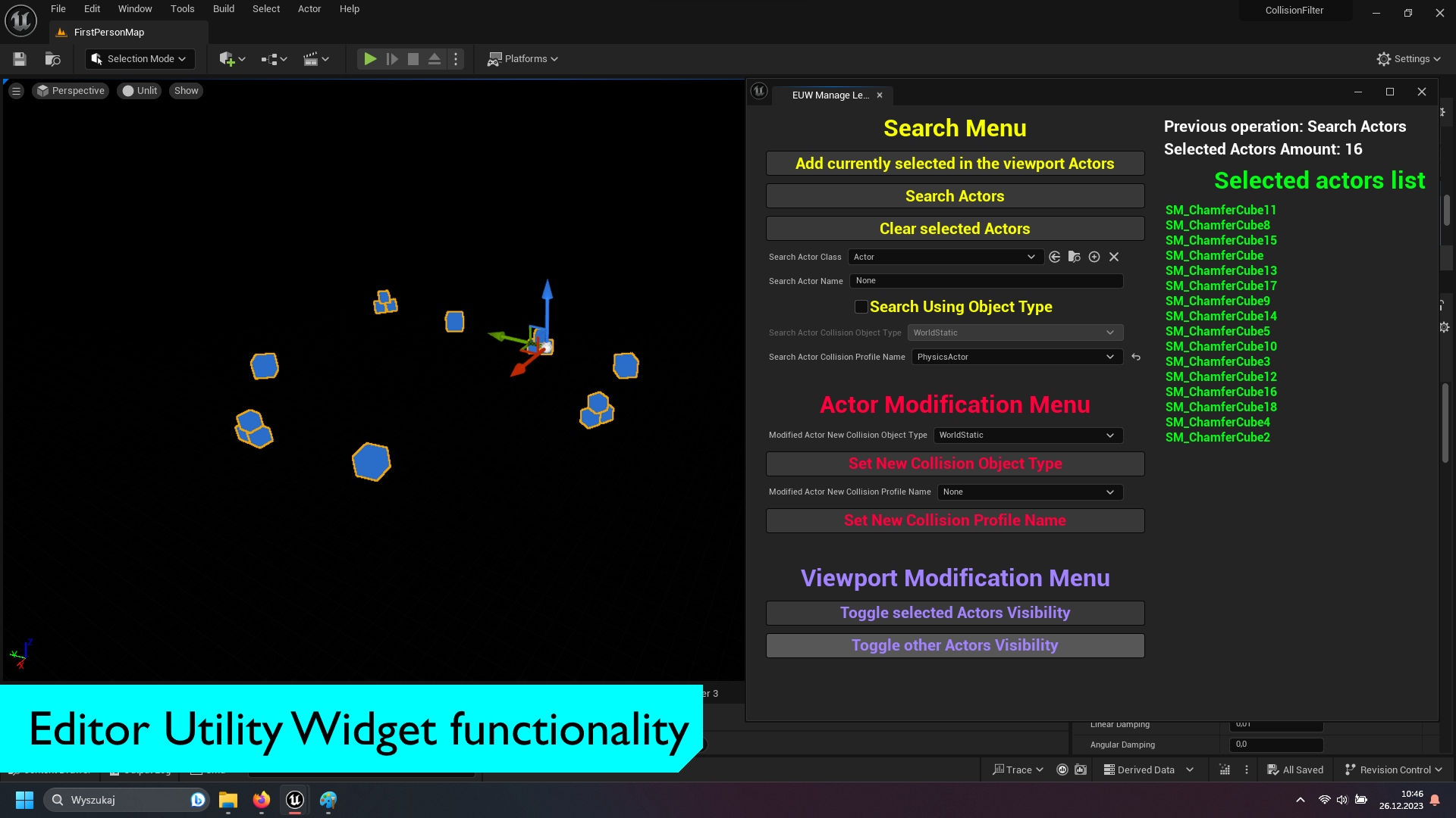 Collision Preset Filter - In Editor Collision Preset Debugging Tool in ...