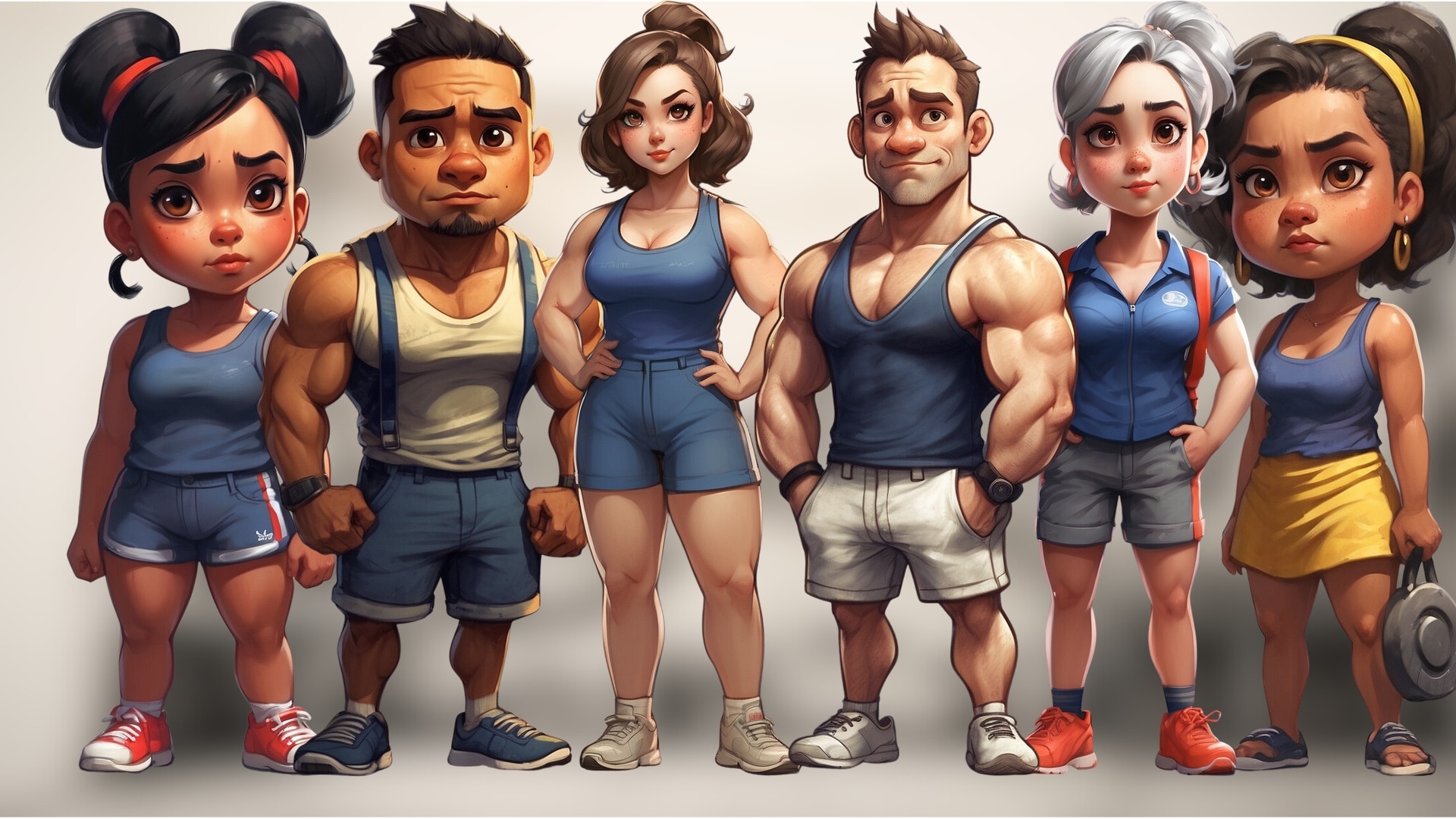 [Muscle] UI Characters - 60 in 2D Assets - UE Marketplace