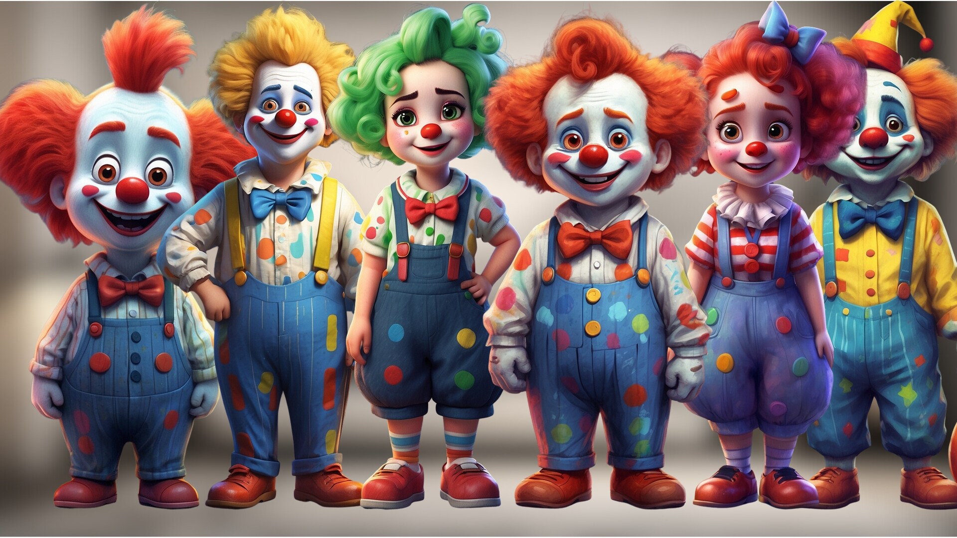 [Clown] UI Characters - 60：2Dアセット - UE マーケットプレイス