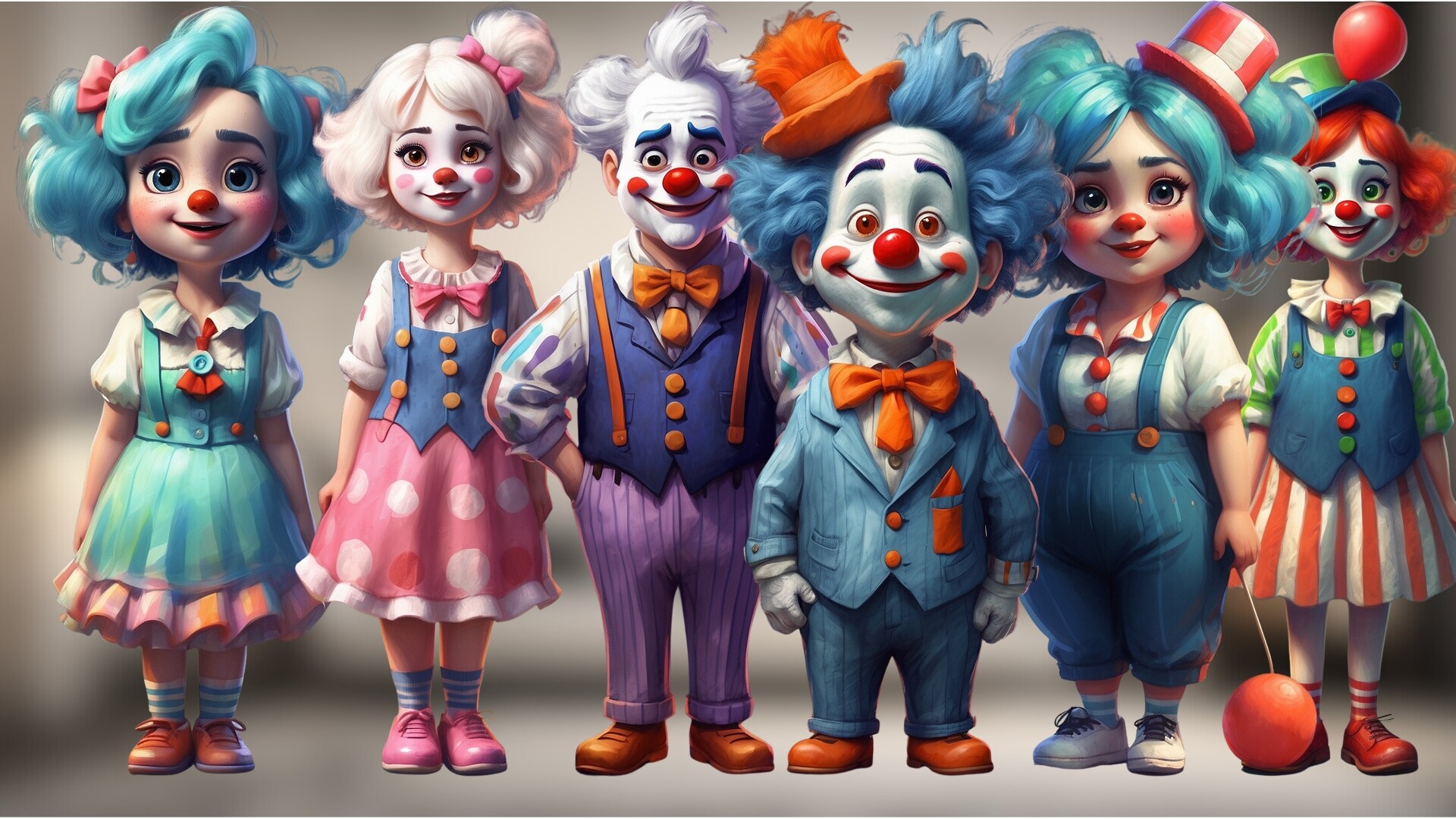 [Clown] UI Characters - 60：2Dアセット - UE マーケットプレイス