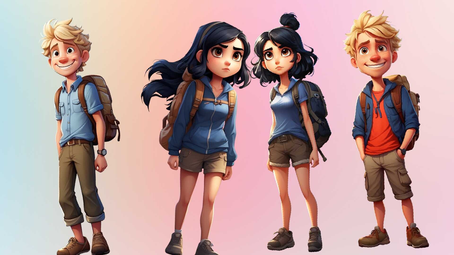 在二维资源创建的[Explorer] UI Characters - 60 - 虚幻引擎商城