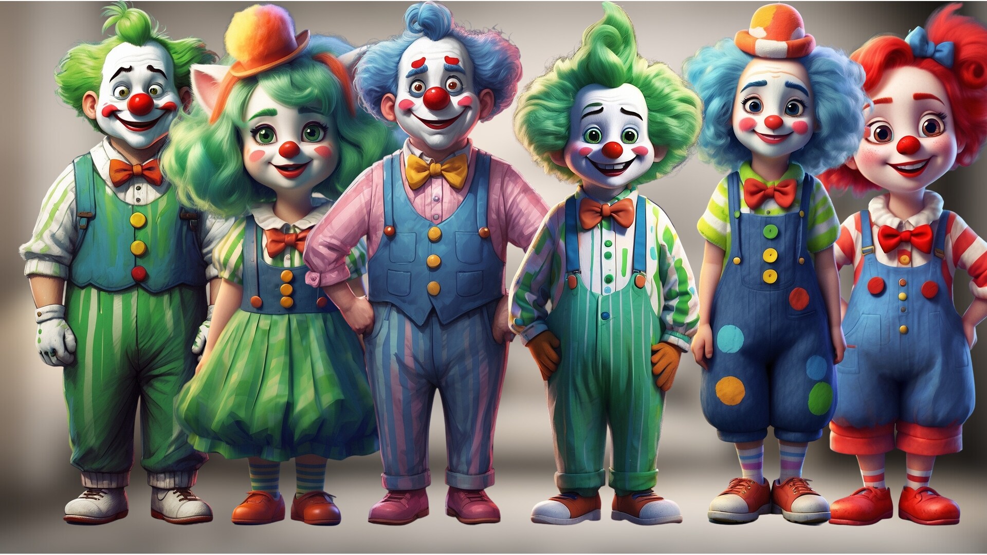 [Clown] UI Characters - 60：2Dアセット - UE マーケットプレイス