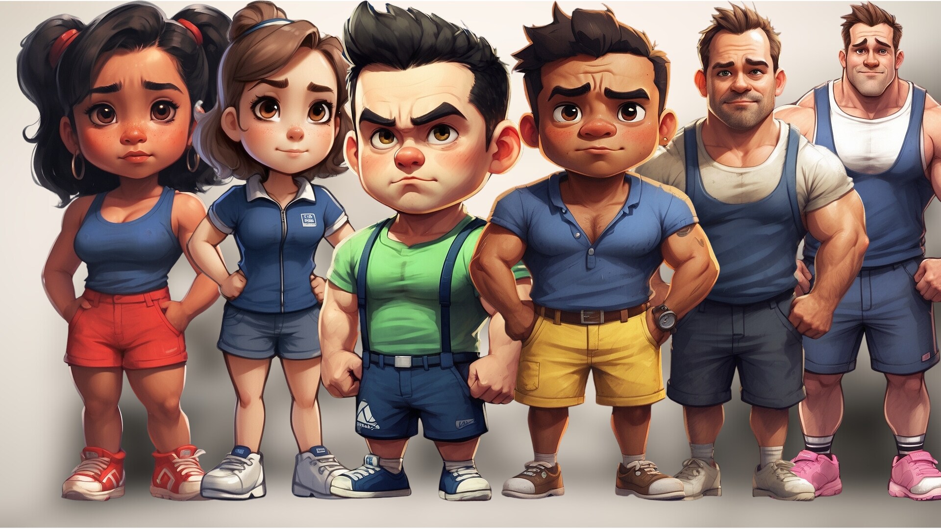 [Muscle] UI Characters - 60, 카테고리 2D 애셋 - UE 마켓플레이스