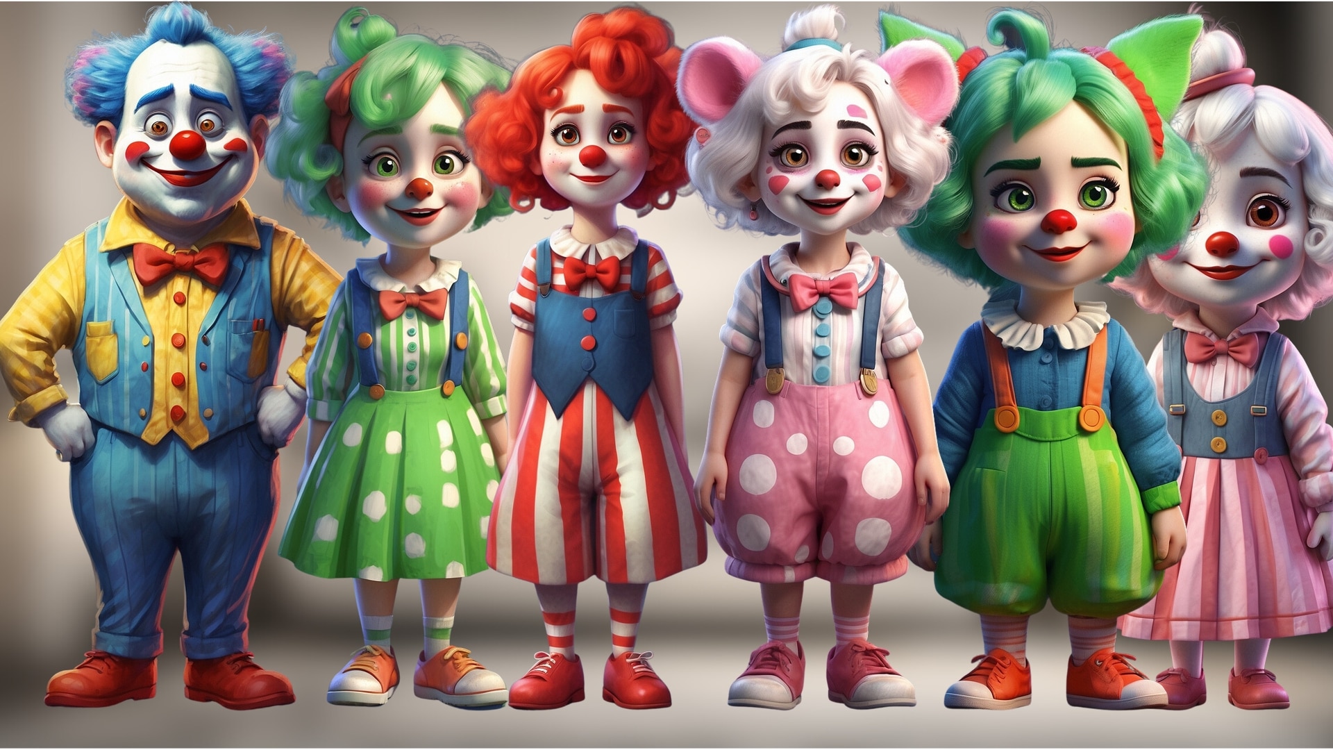 [Clown] UI Characters - 60：2Dアセット - UE マーケットプレイス