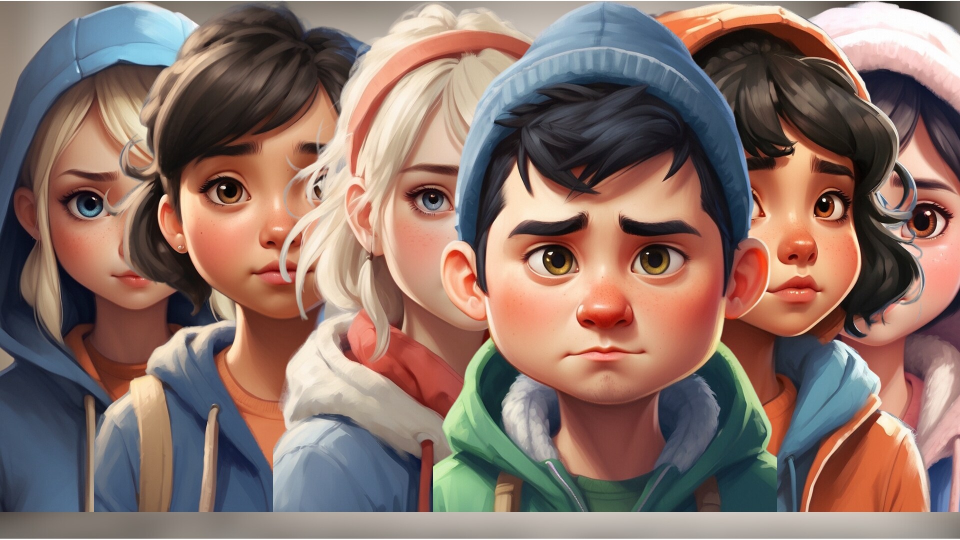 [Winter] UI Portraits - 60：2Dアセット - UE マーケットプレイス