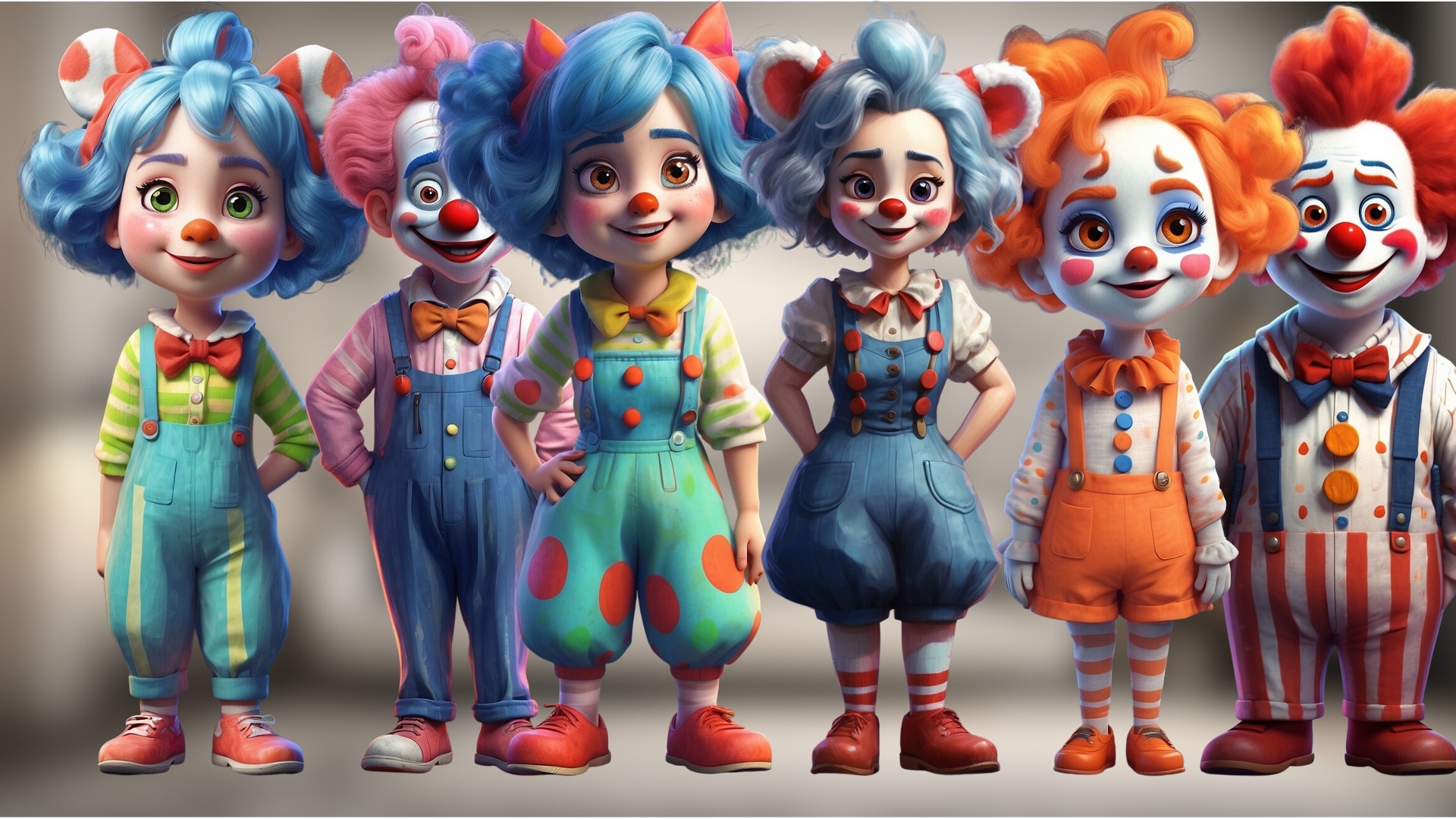 [Clown] UI Characters - 60：2Dアセット - UE マーケットプレイス