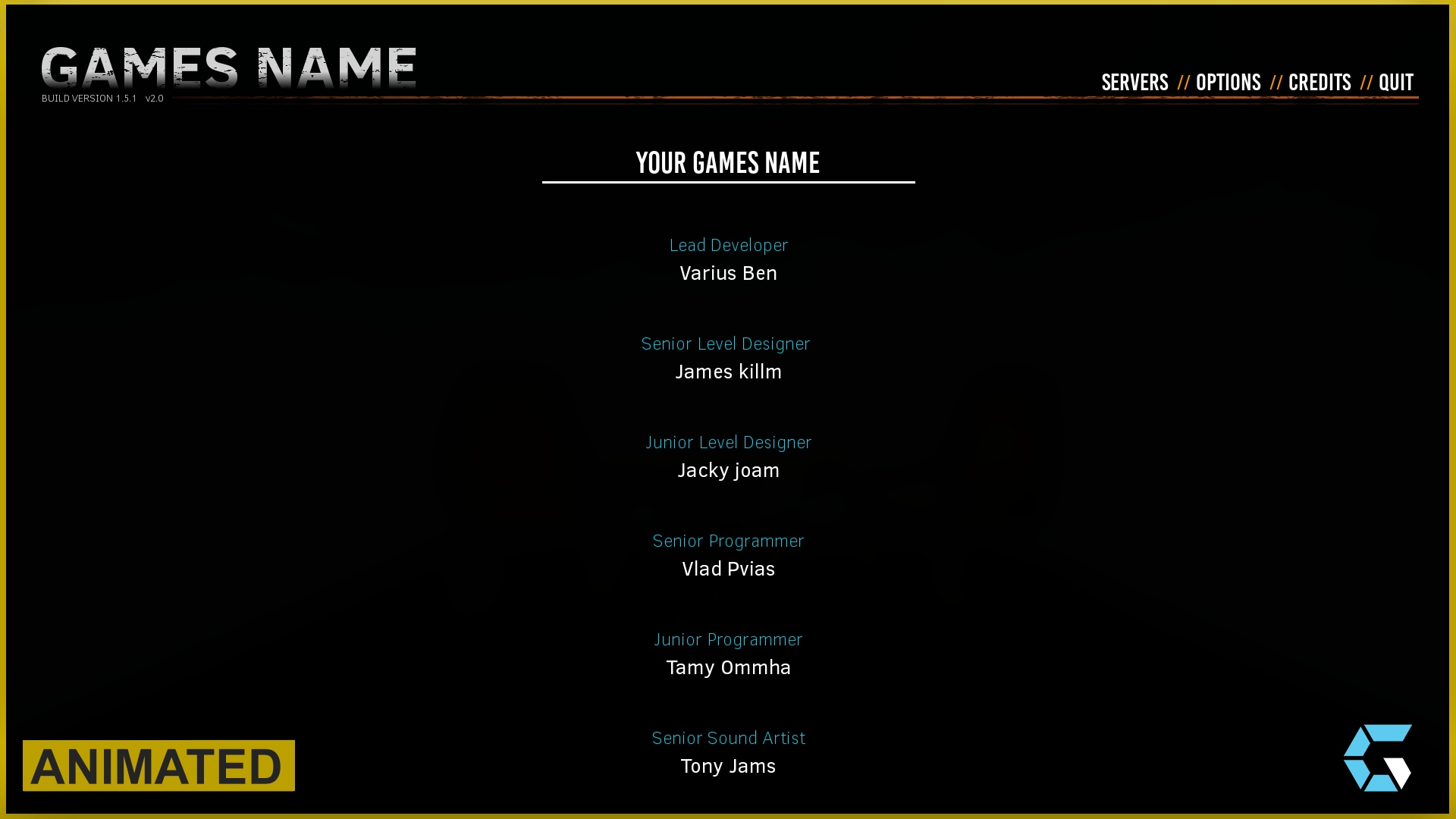 Advanced Main Menu V1 in Blueprints - UE Marketplace