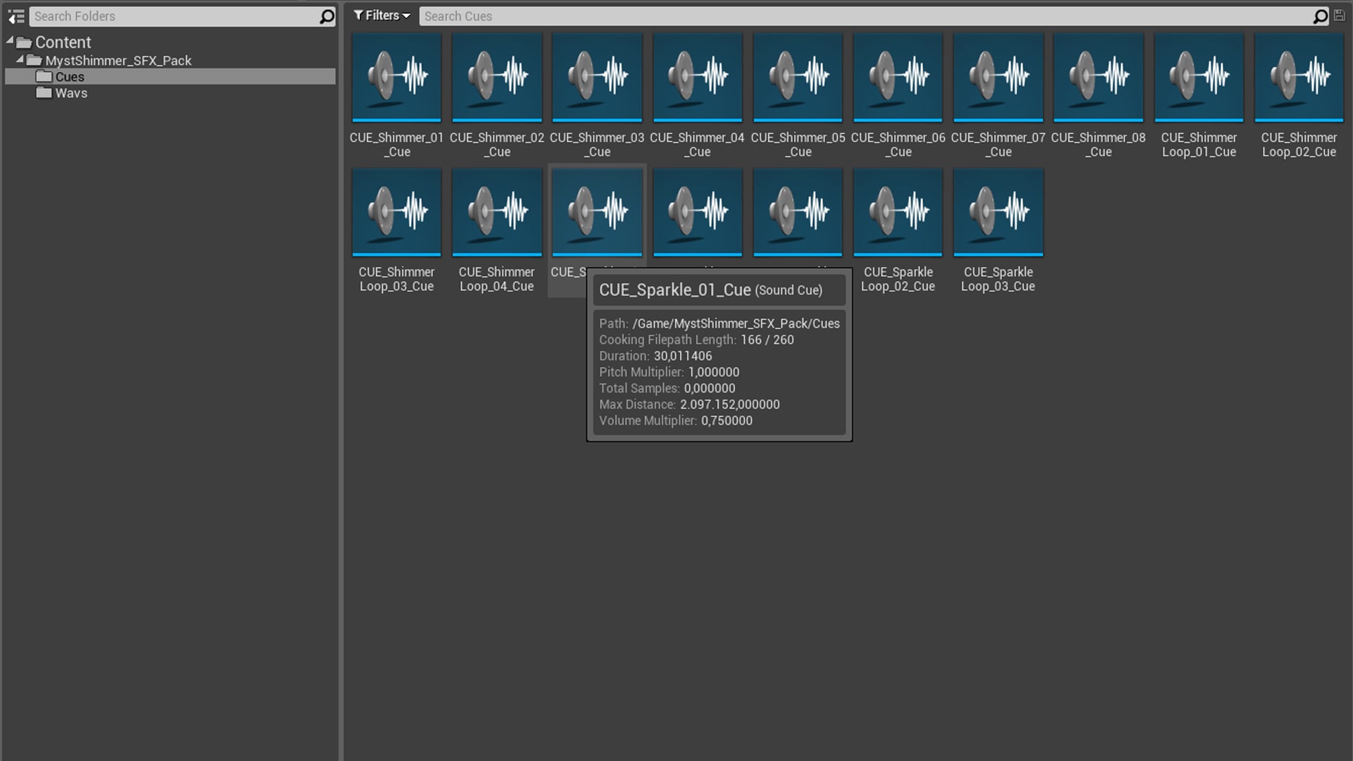 Mysterious Shimmer SFX in Sound Effects - UE Marketplace