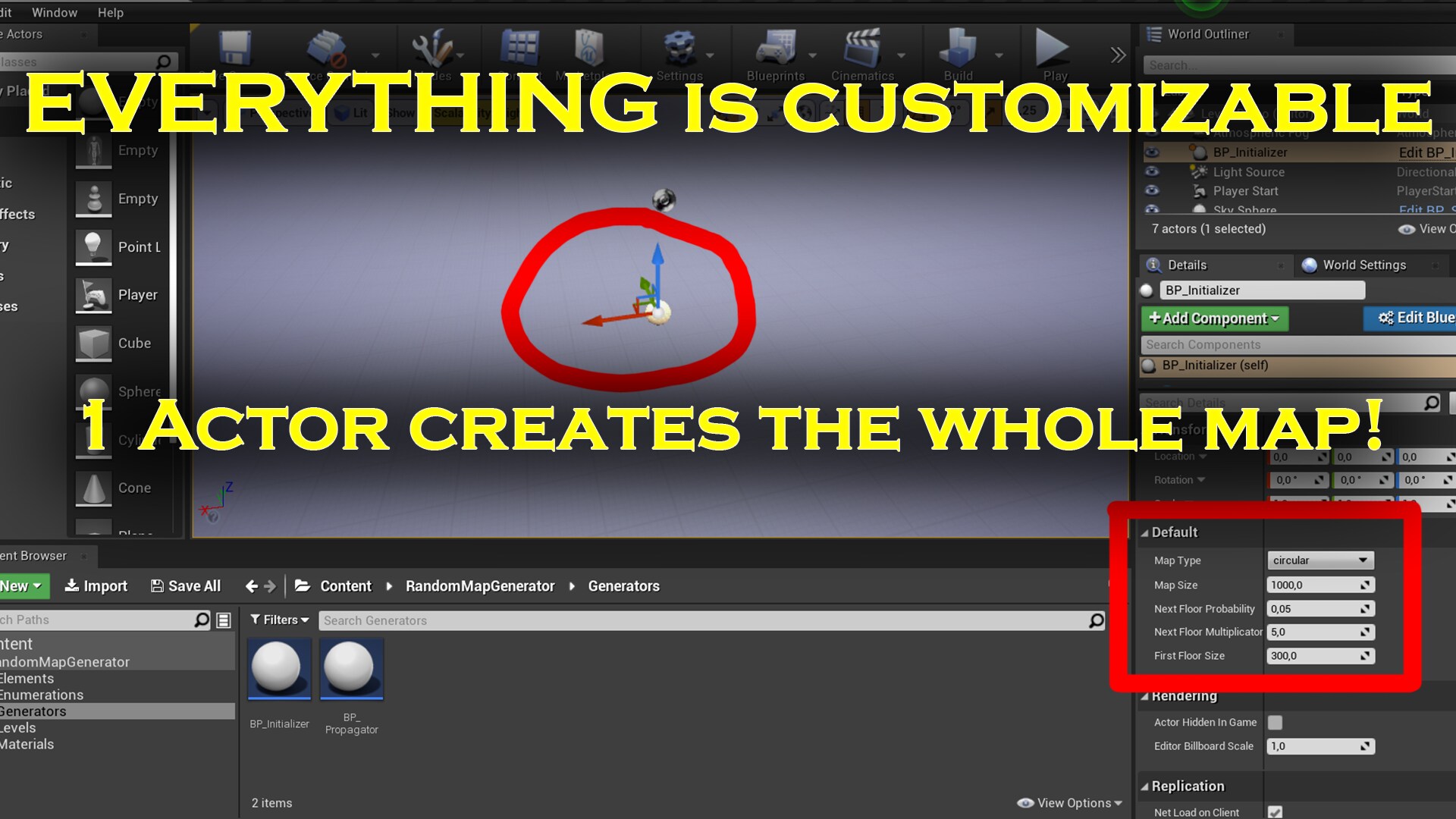 Random Map Generator in Blueprints - UE Marketplace