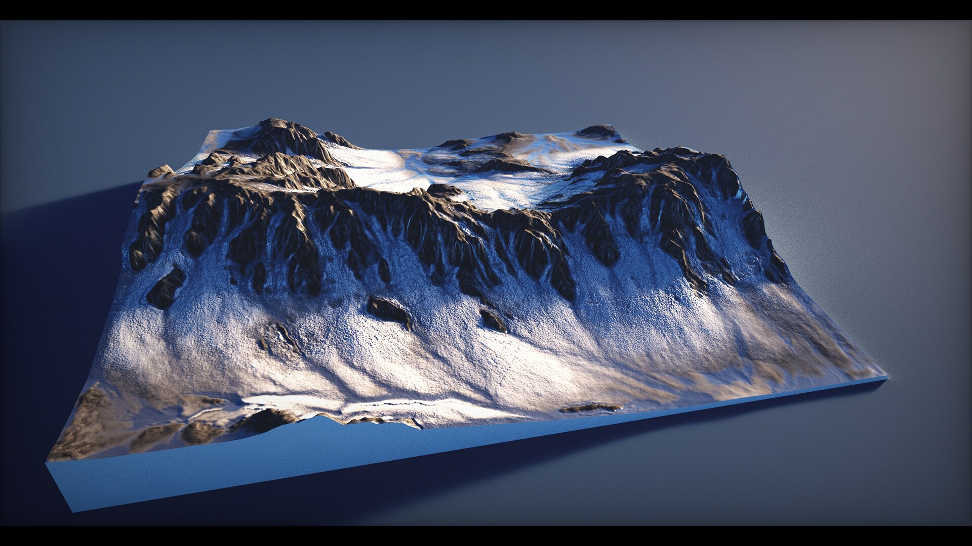 60 Pcs Realistic Icy Mountains Height Maps-V9：テクスチャー - UE マーケットプレイス