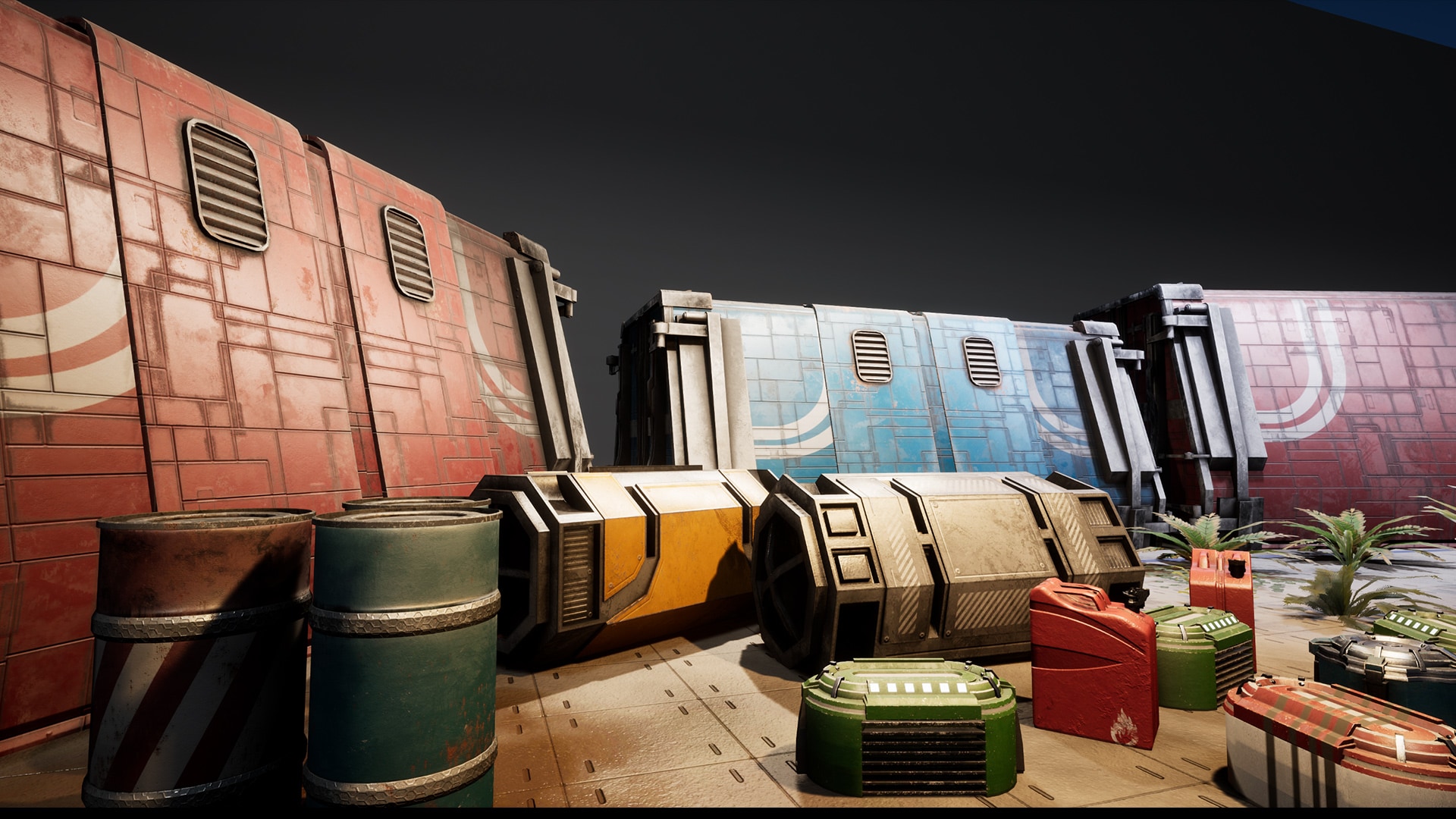 Science fiction Jungle City Props in Props - UE Marketplace